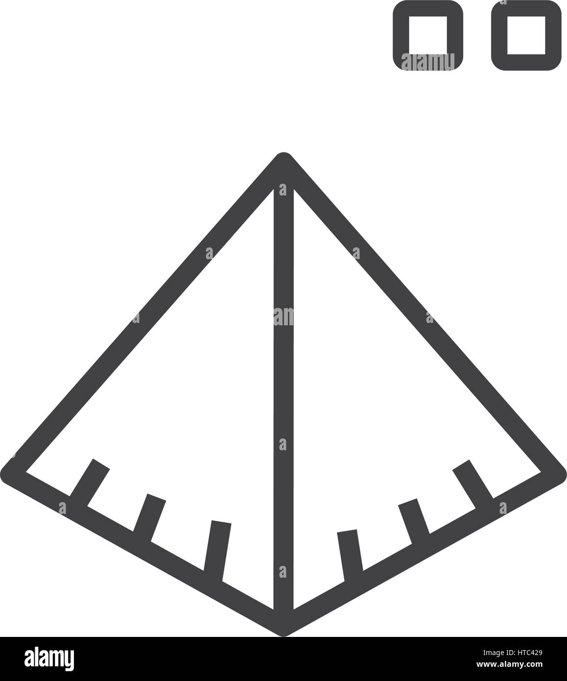 pyramid 3D print icon Stock Vector Image & Art - Alamy