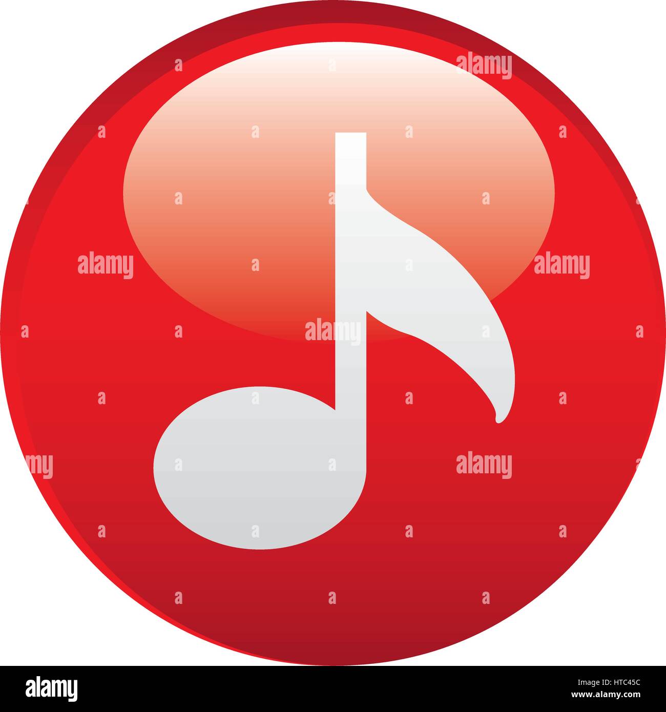 red music emblem icon Stock Vector Image & Art - Alamy
