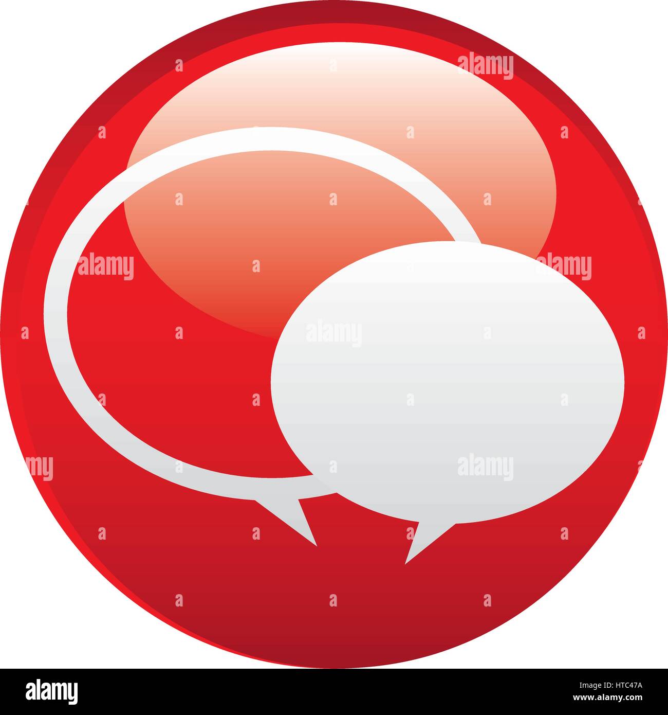Chat Icons Red