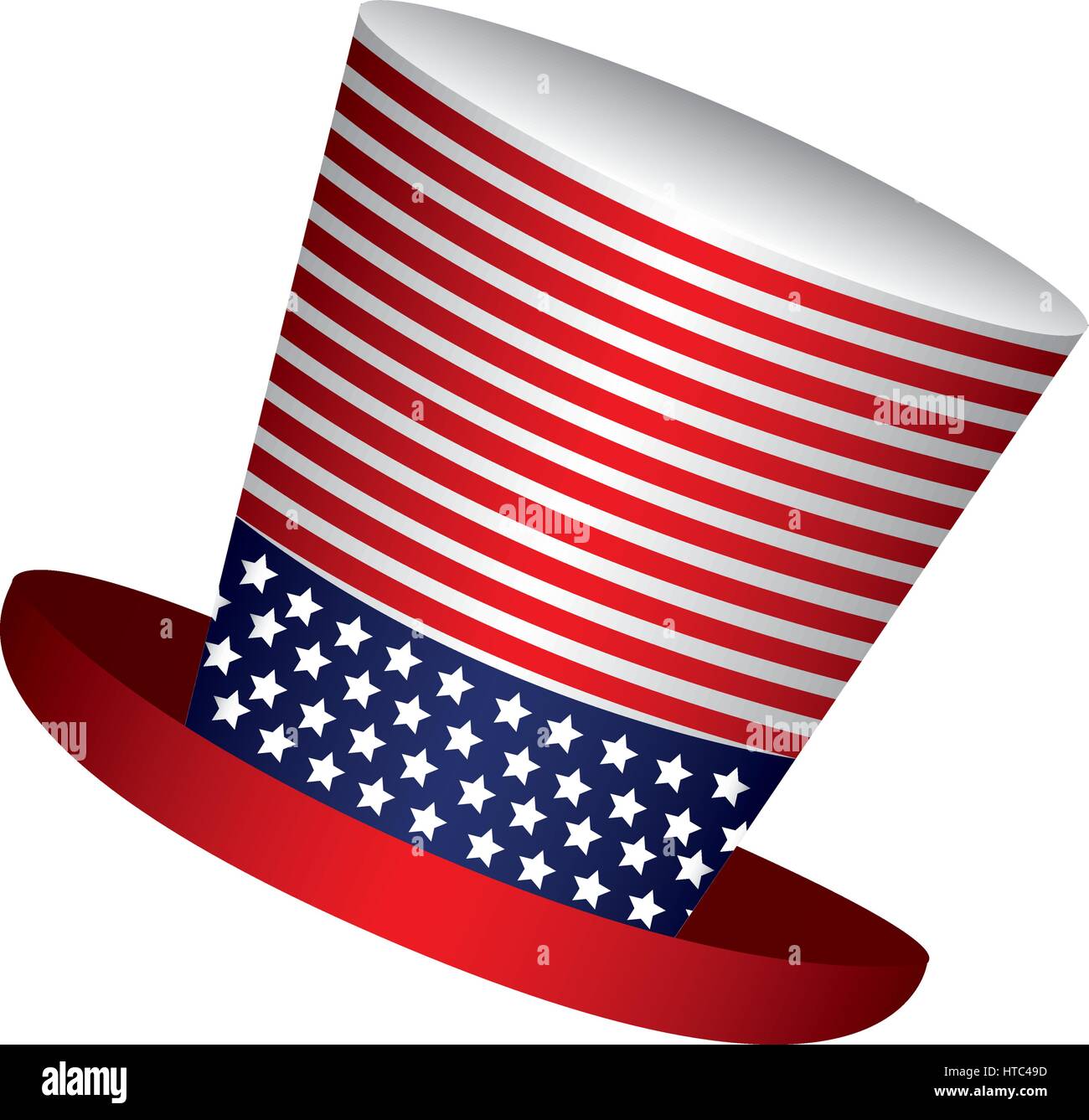 Independence day hat icon Stock Vector Images - Alamy