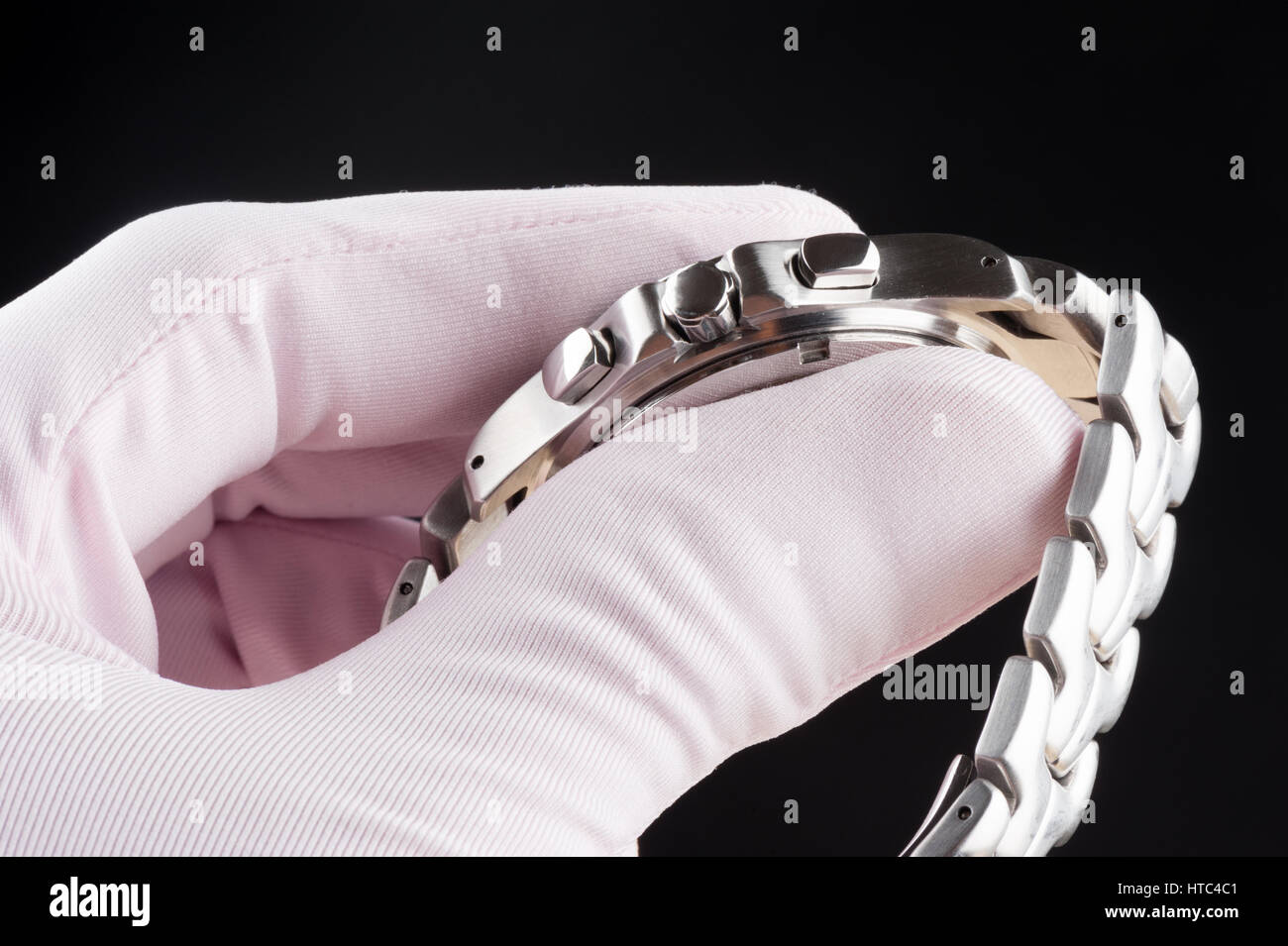 closeup men watch in hand, luxury watch concept Stock Photo - Alamy