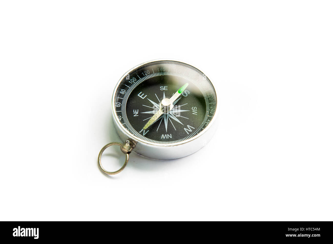 Compass isolated on white background Stock Photo - Alamy