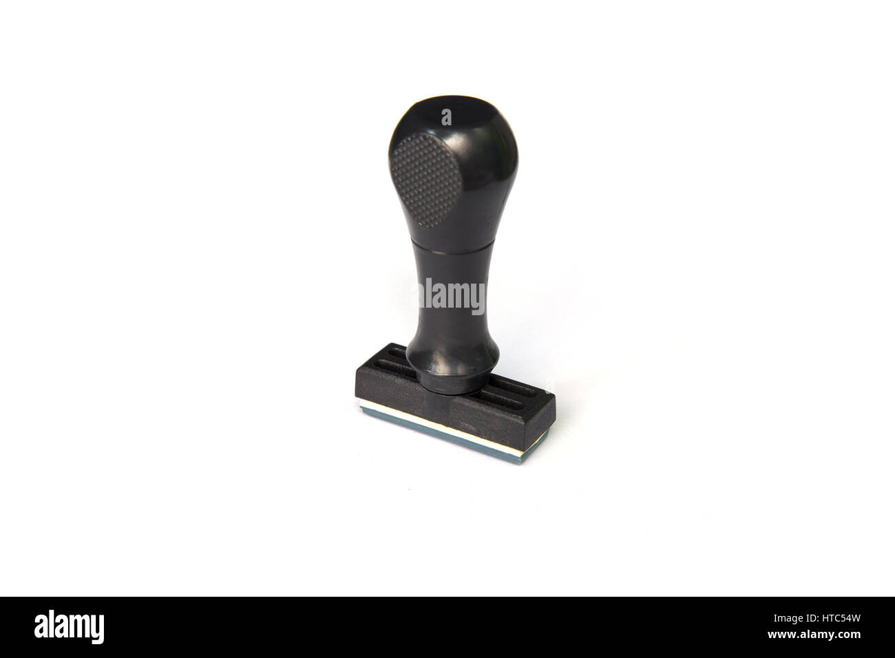 Rubber stamper isolated on white background Stock Photo - Alamy