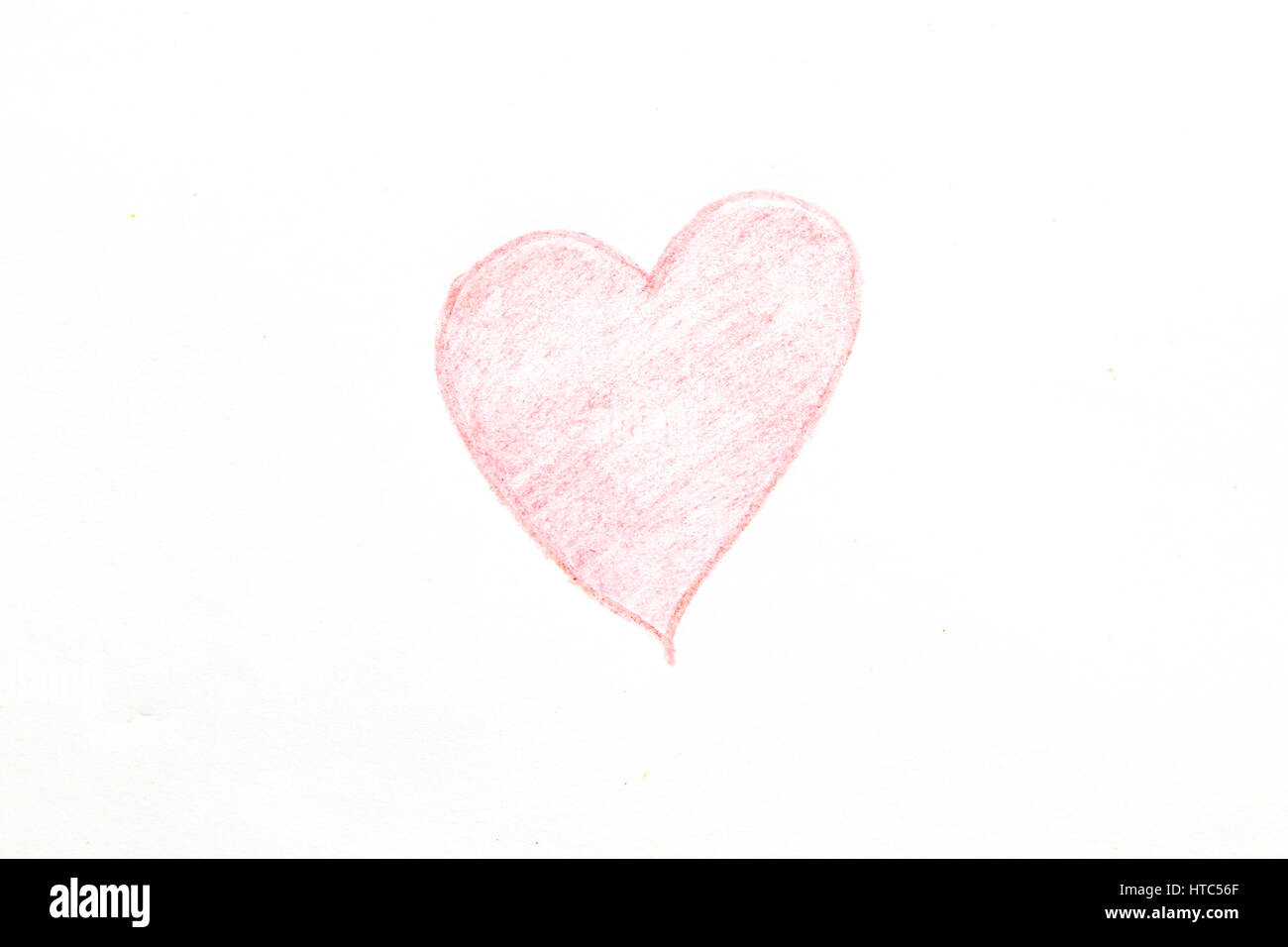 Drawing heart shape isolated on white background Stock Photo - Alamy