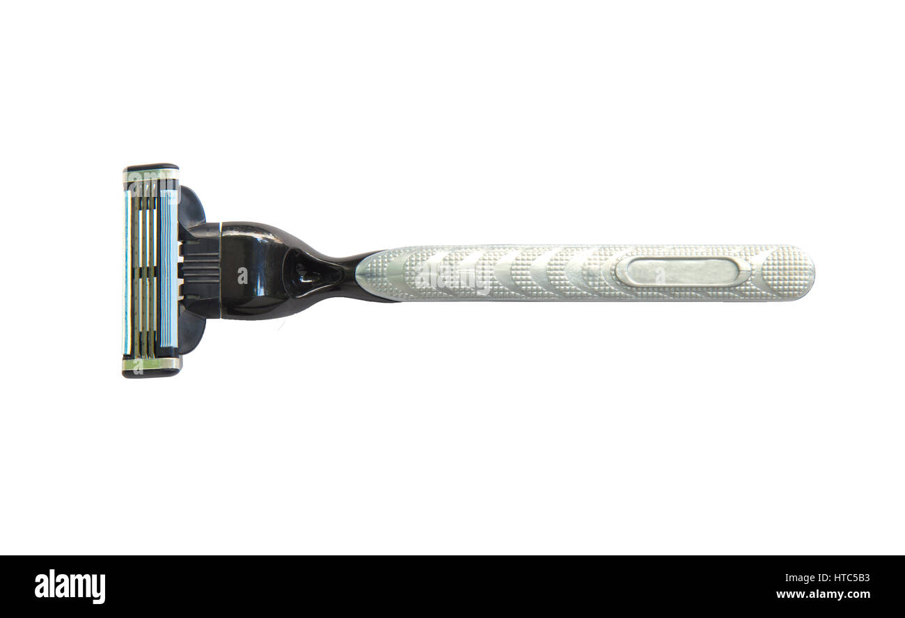 Shaving razor isolated on white background Stock Photo - Alamy