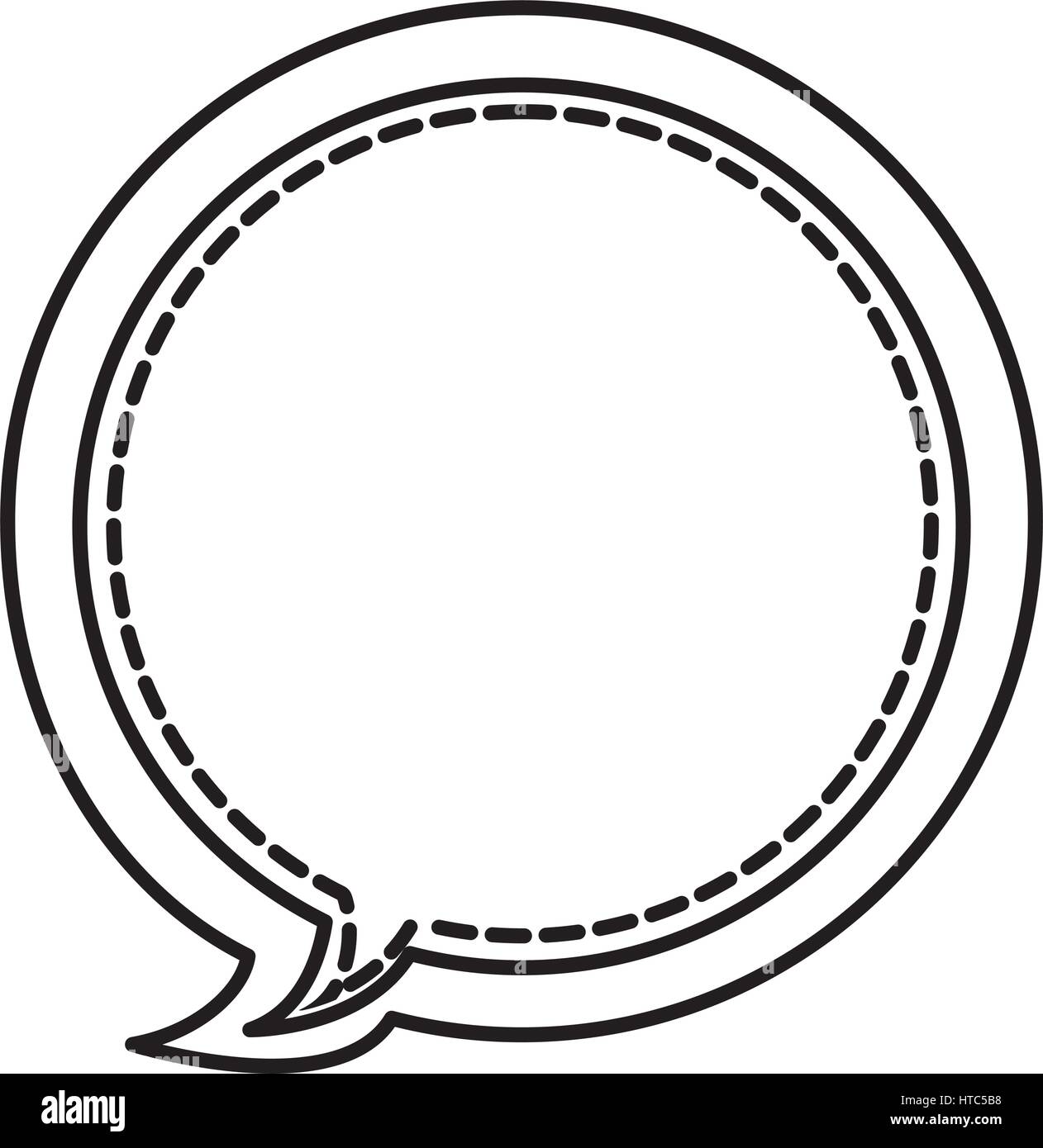 figure round chat bubbles icon Stock Vector Image & Art - Alamy