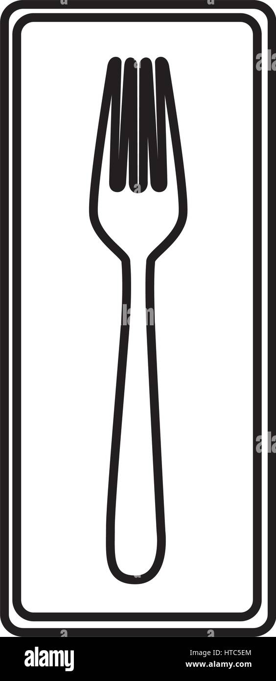 Fork picture Stock Vector Images - Alamy