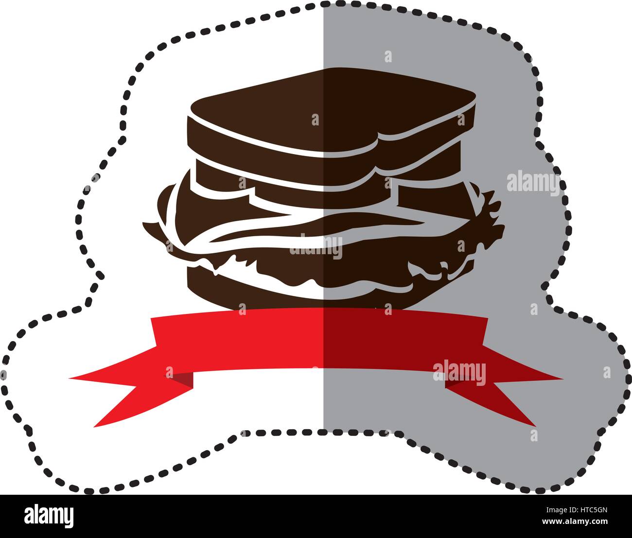 American sandwich bar icon Stock Vector Images - Alamy