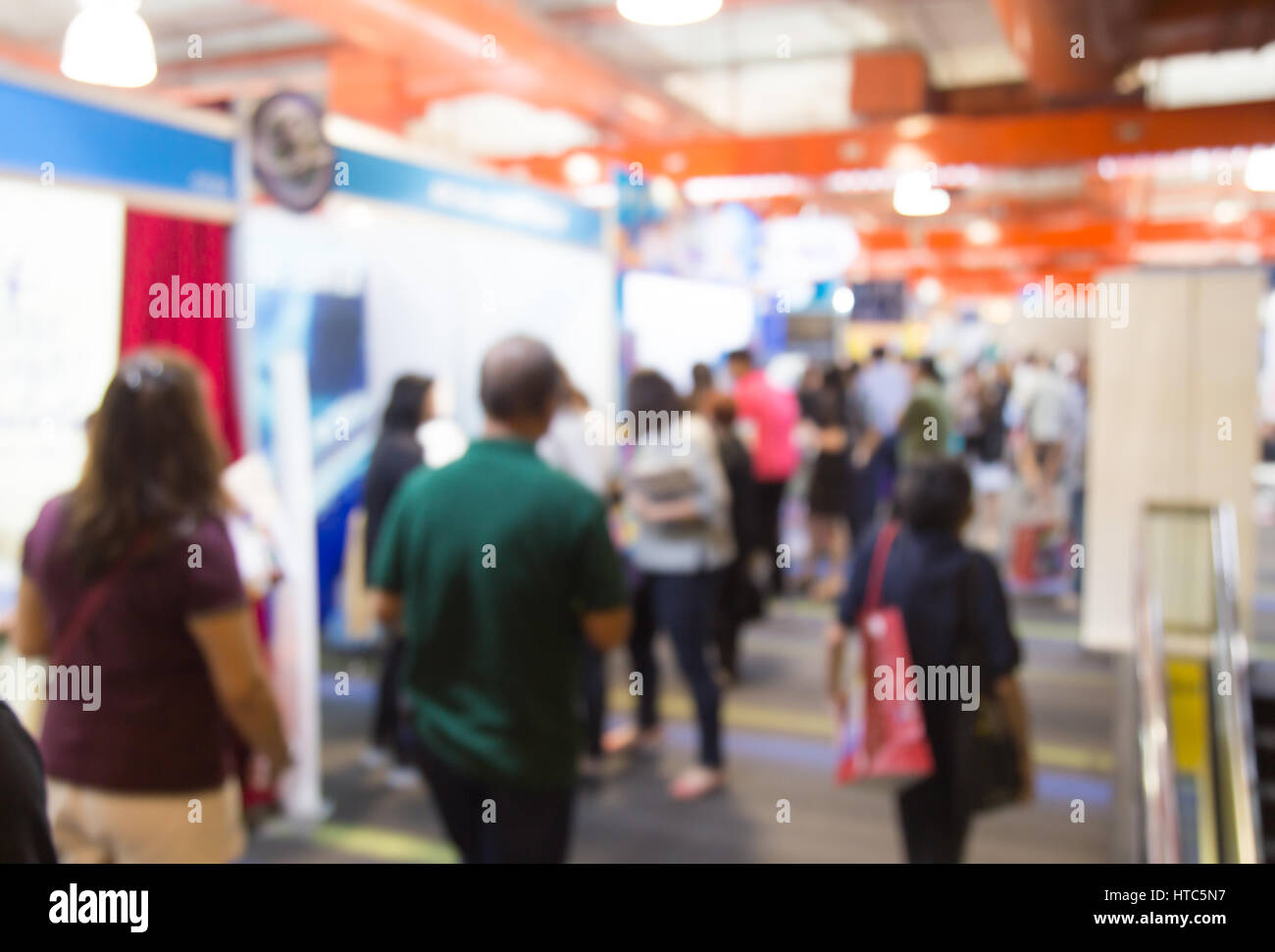 Abstract blurred event with people for background Stock Photo - Alamy