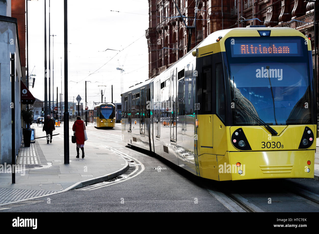 Manchester trams hi-res stock photography and images - Alamy