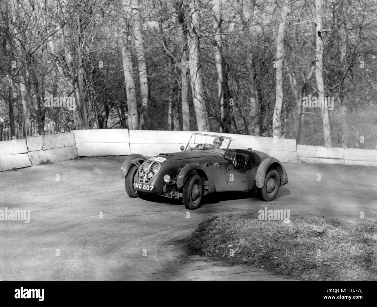 1950 Healey Silverstone 2.4 litre RAC Rally 1954 (at Prescott) driver ...