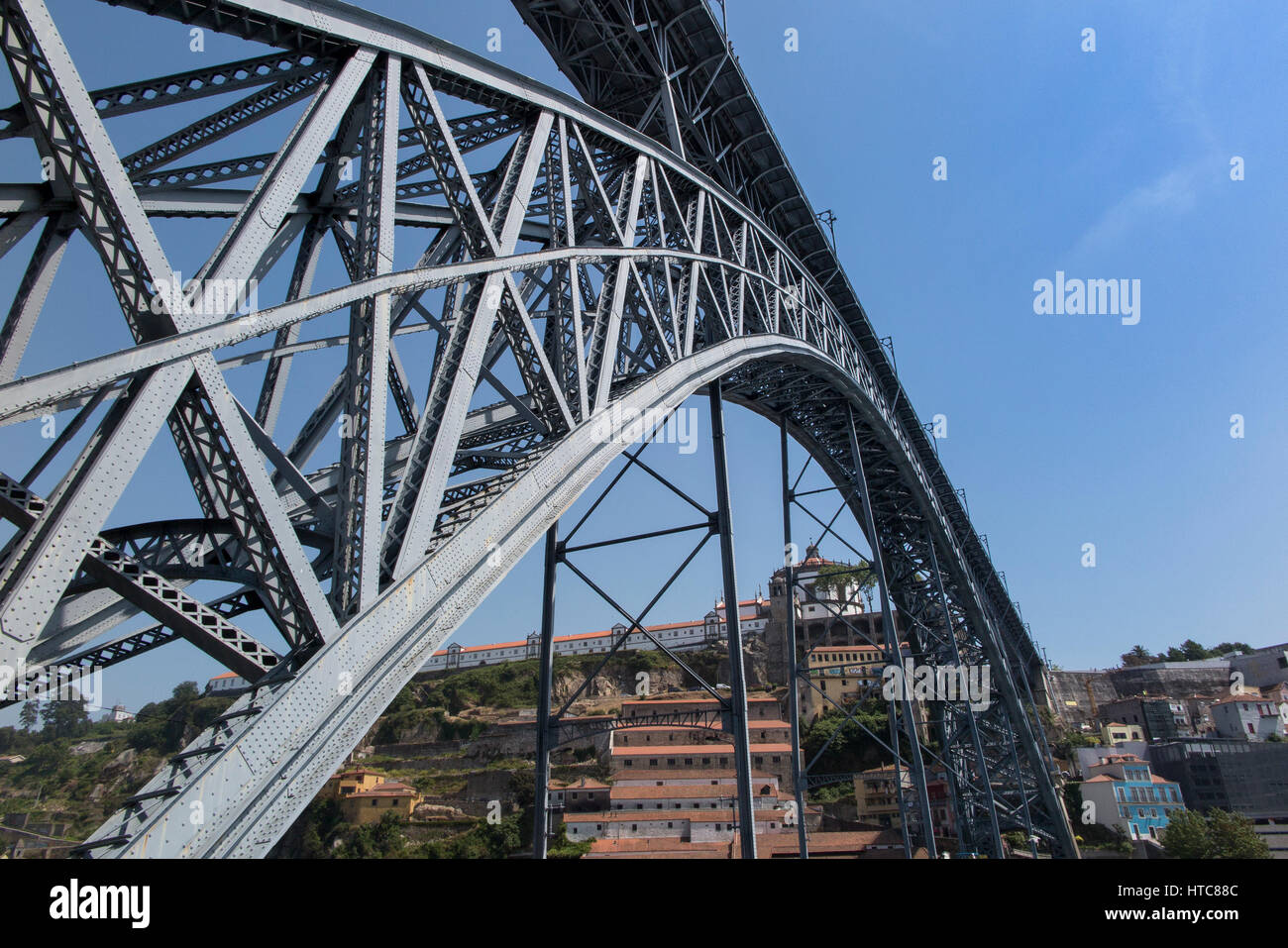 Scenic view of Ponte Luis Bridge Porto Portugal Stock Photo - Alamy