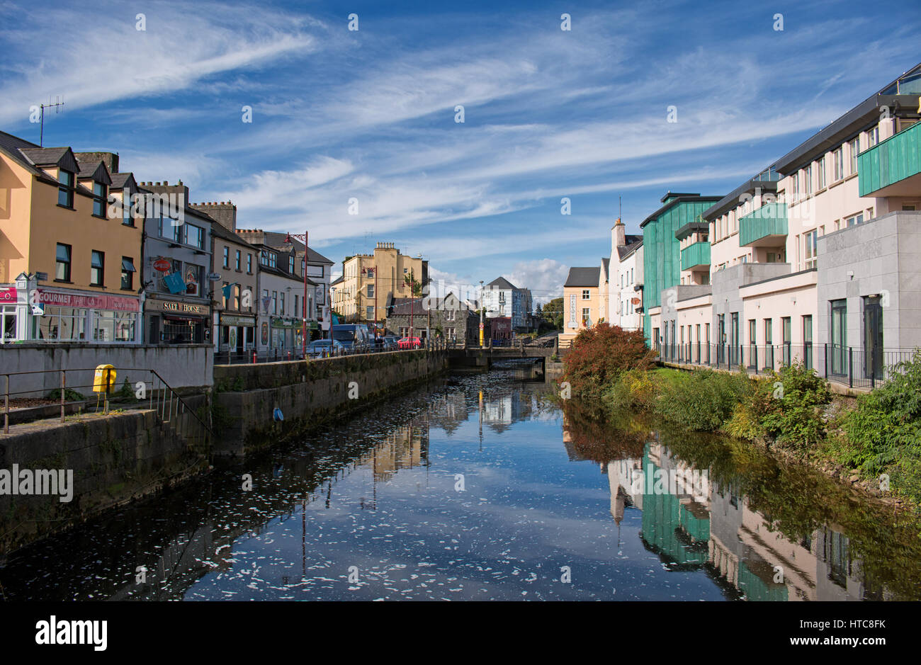 Canal view, Galway Ireland Stock Photo - Alamy
