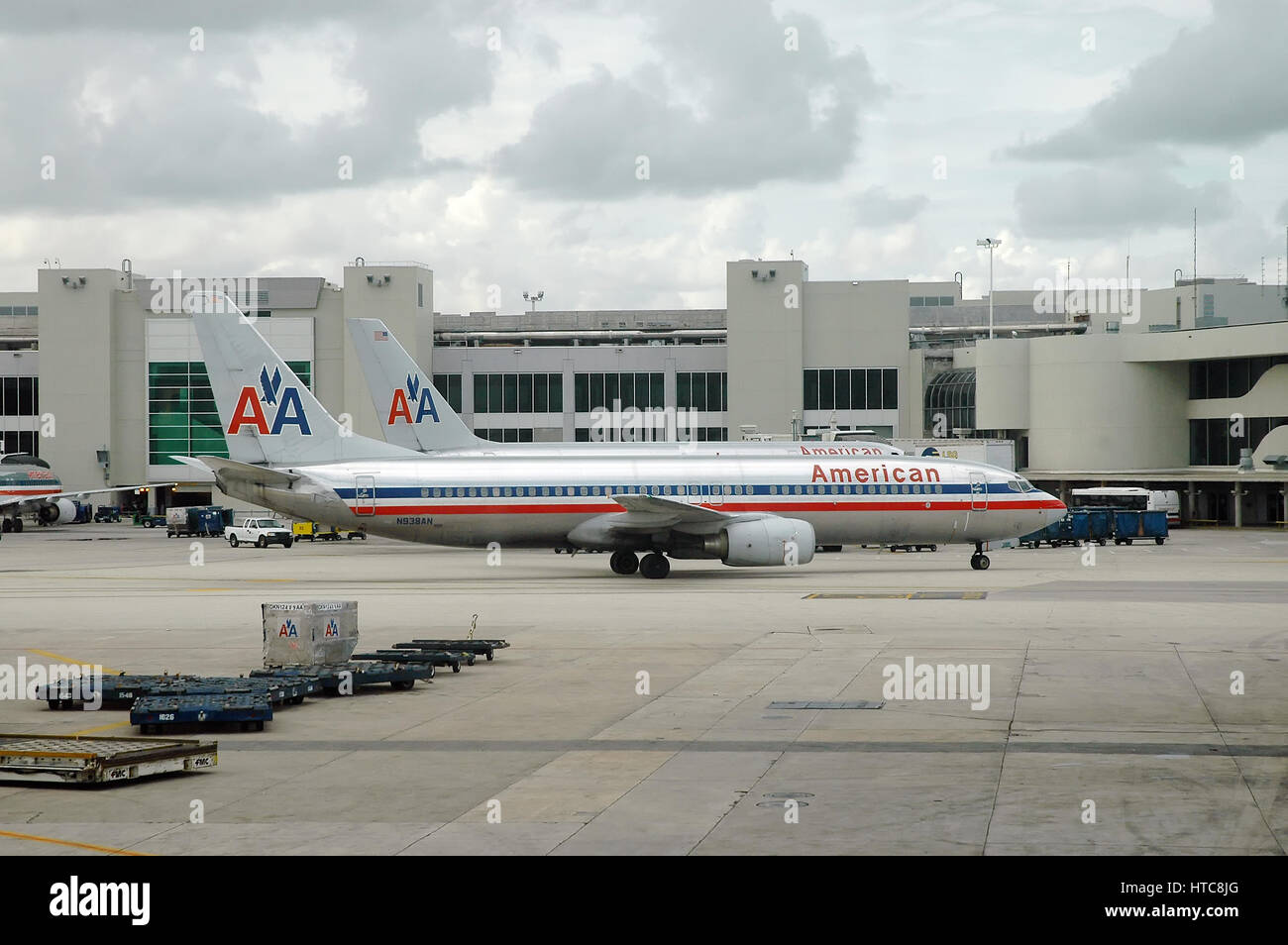 American Airlines Boeing 737 at Miami International Airport 2005 Stock ...
