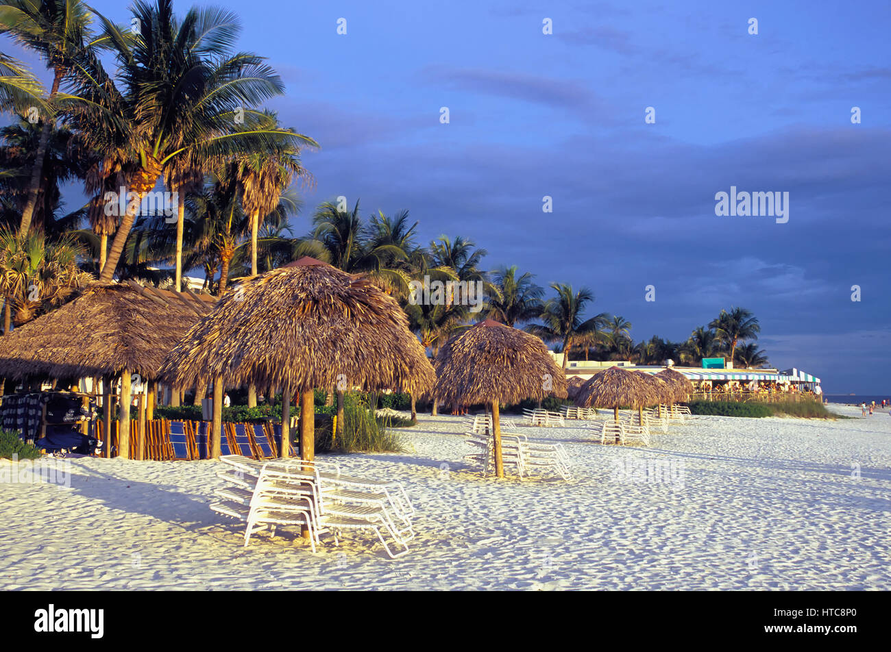 Sunset at Naples, Collier County, Florida, USA Stock Photo - Alamy