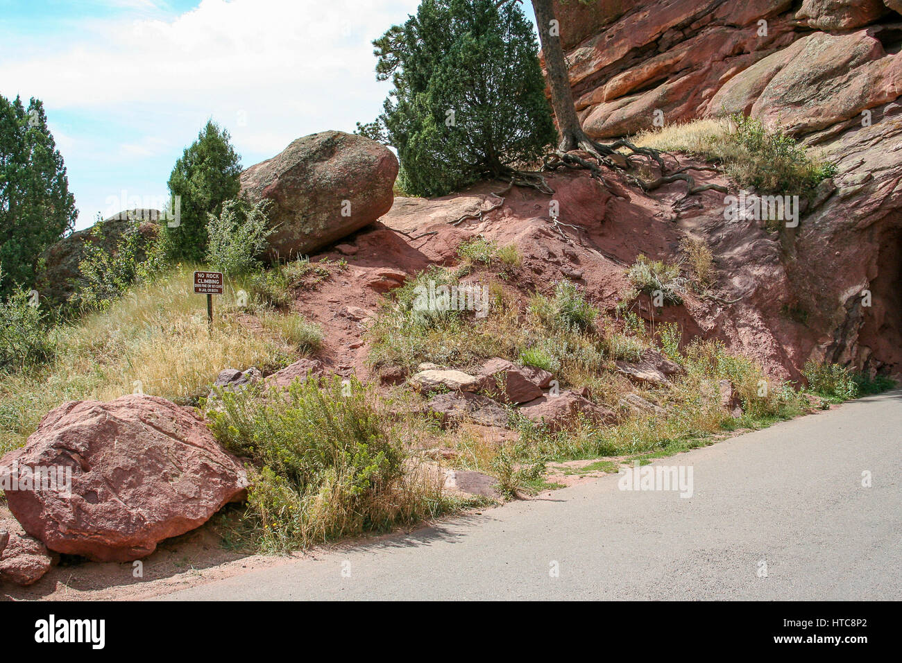 Along the road to Red Rocks Park, Denver Colorado Stock Photo - Alamy
