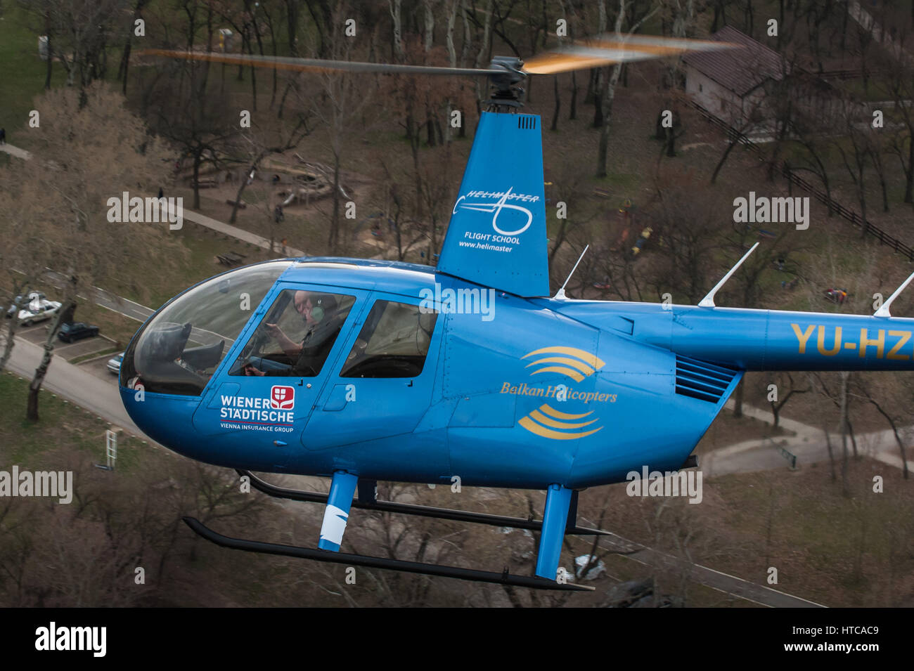 Light Blue Helicopter