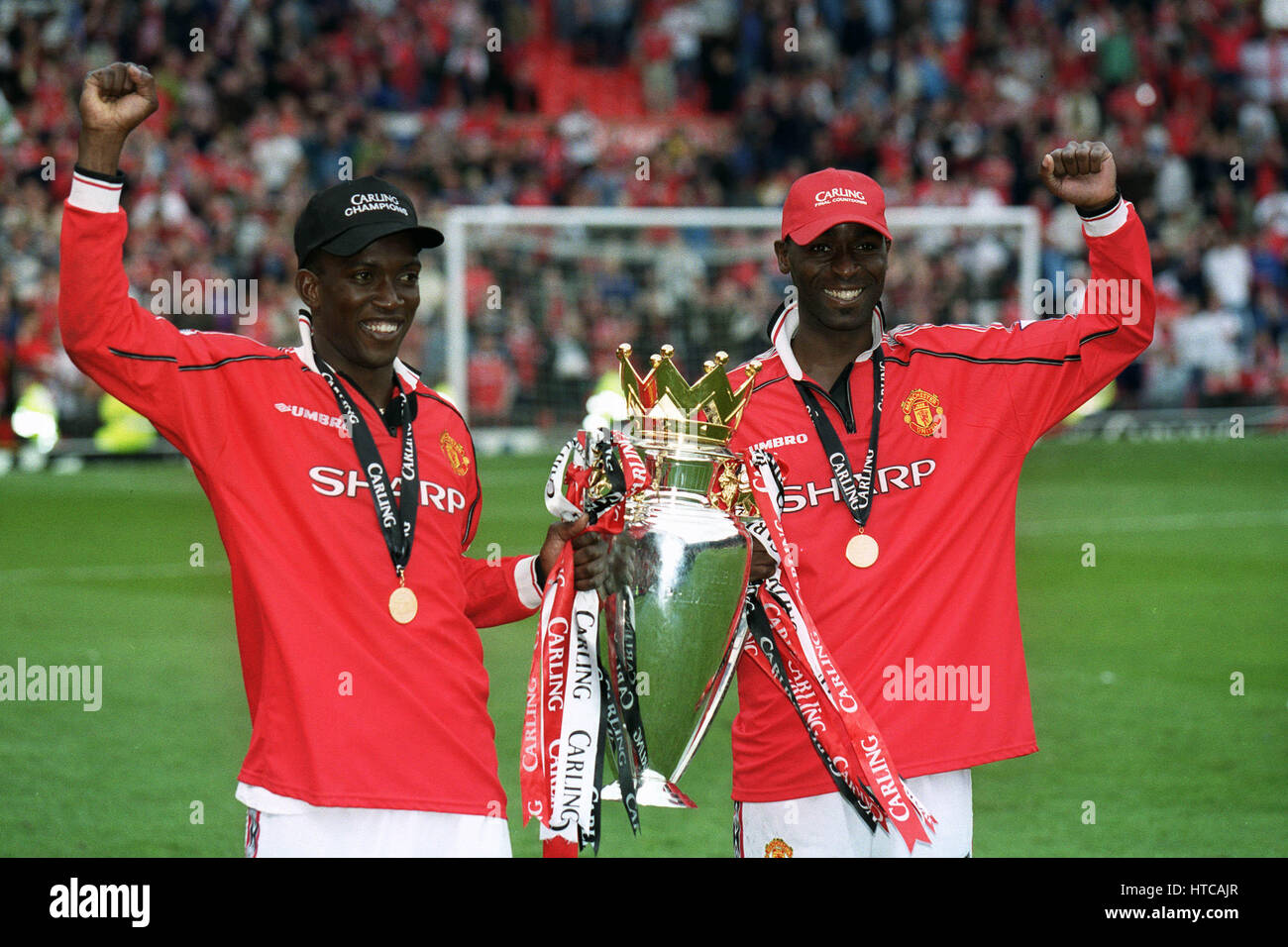 Dwight yorke andy cole manchester hi-res stock photography and images ...