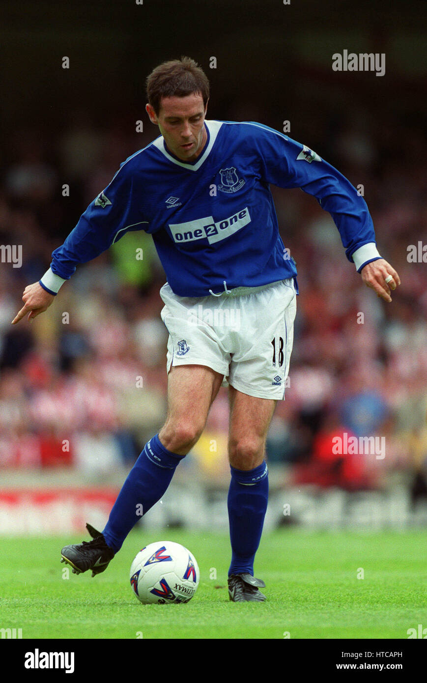 DAVID WEIR EVERTON FC 16 May 1999 Stock Photo - Alamy