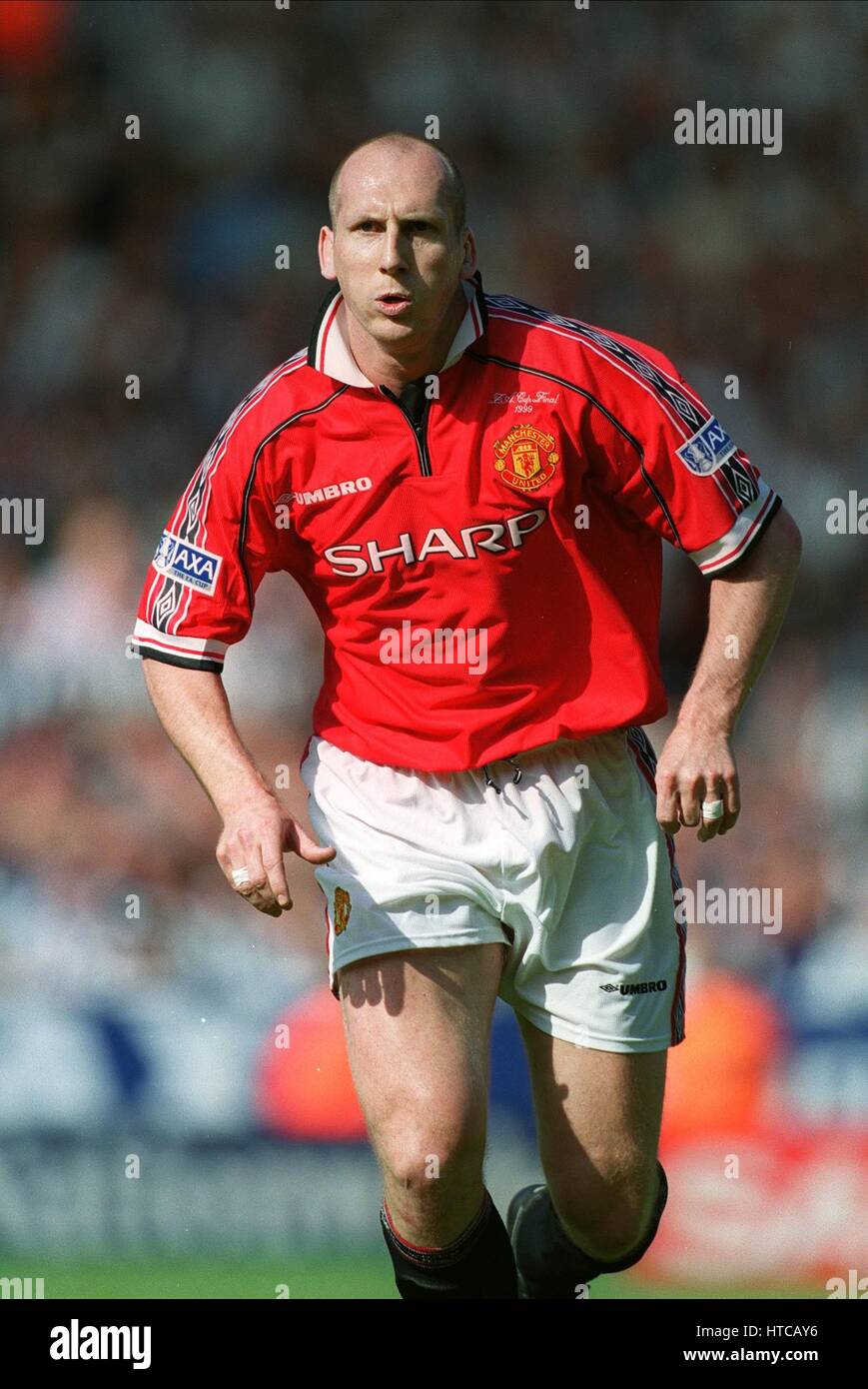 JAAP STAM MANCHESTER UNITED FC 22 May 1999 Stock Photo - Alamy