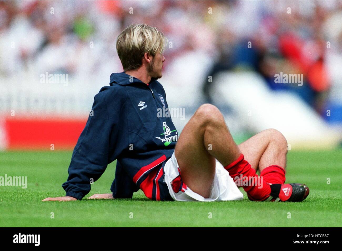 DAVID BECKHAM ENGLAND & MANCHESTER UNITED FC 05 June 1999 Stock Photo ...