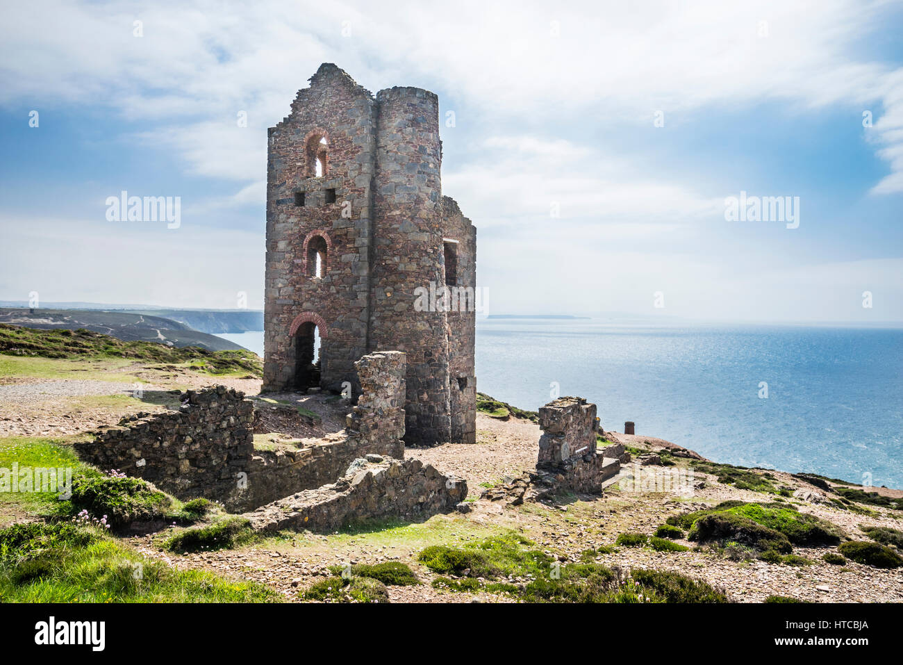 United Kingdom, South West England, Cornwall, St. Agnes Heritage Coast ...