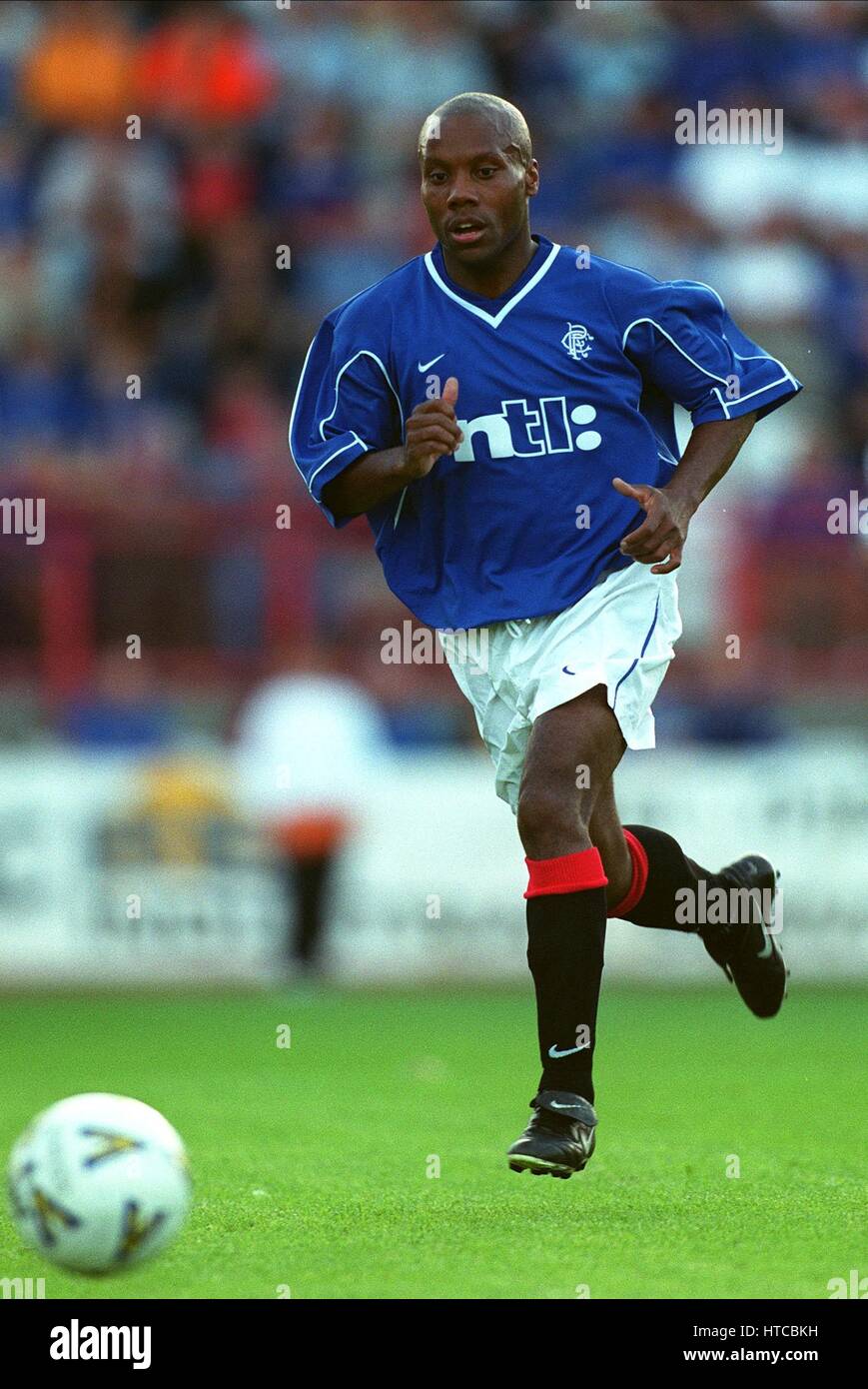 ROD WALLACE GLASGOW RANGERS FC 12 July 1999 Stock Photo - Alamy