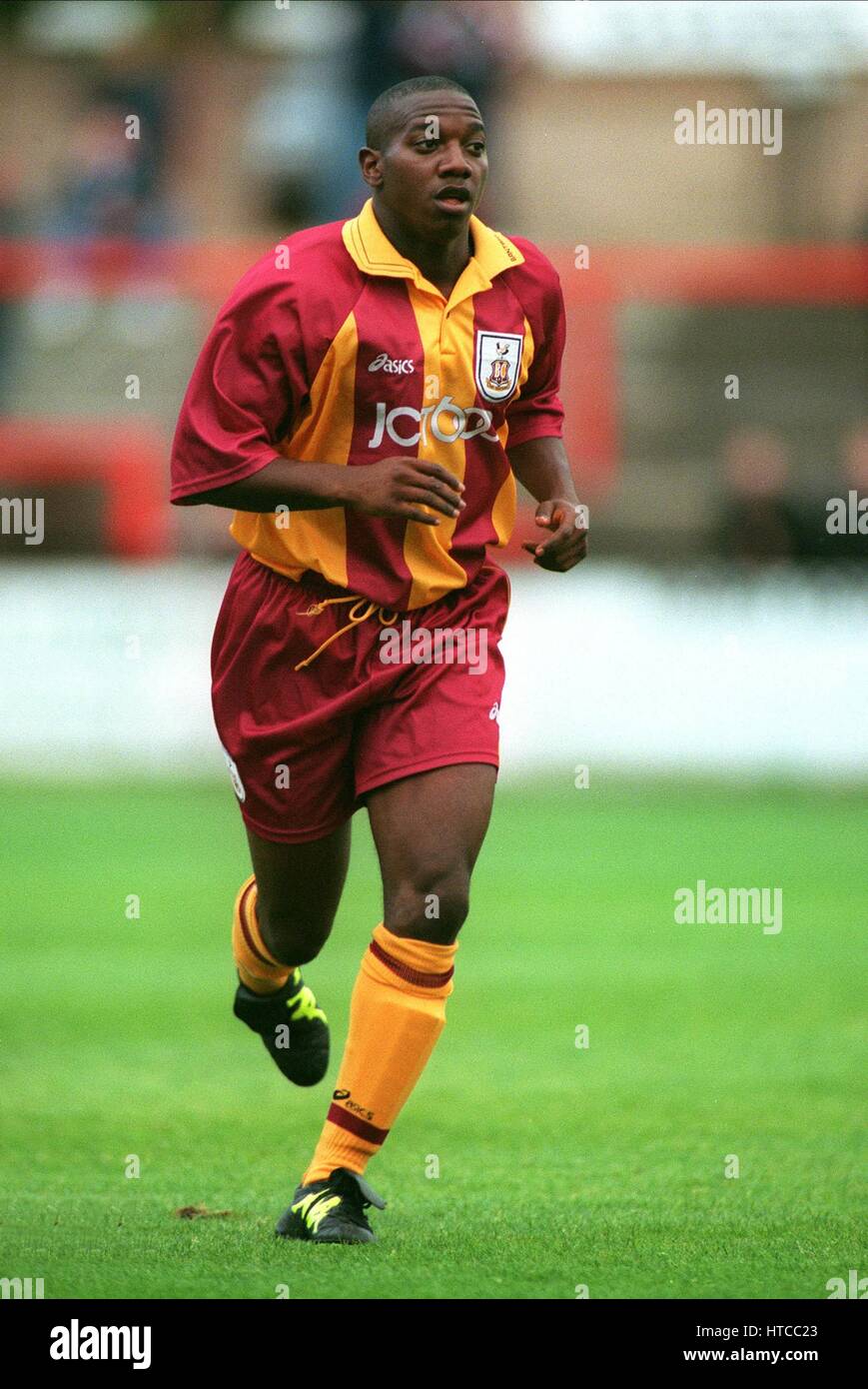 ISAIAH RANKIN BRADFORD CITY FC 21 July 1999 Stock Photo - Alamy