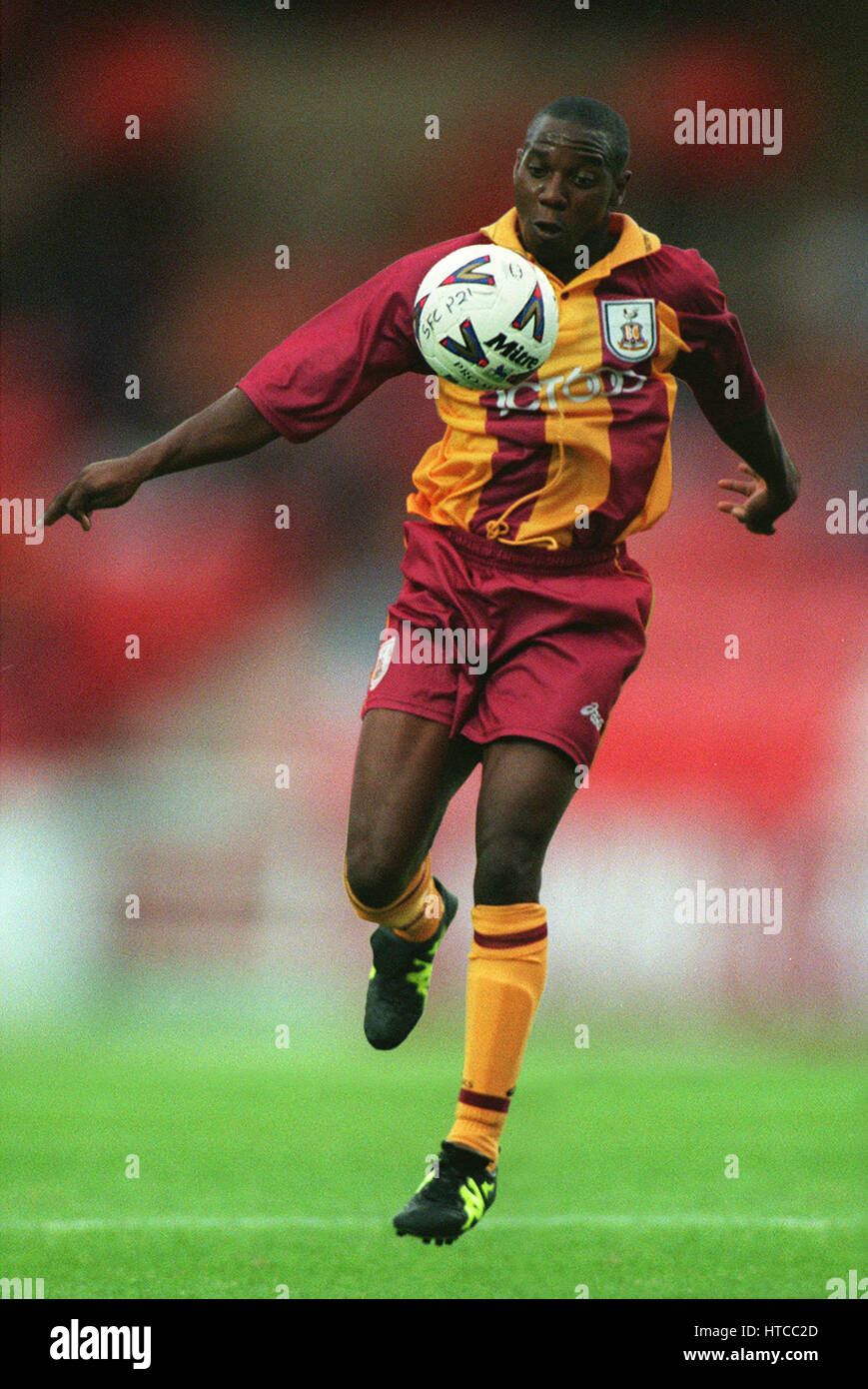 ISAIAH RANKIN BRADFORD CITY FC 21 July 1999 Stock Photo - Alamy