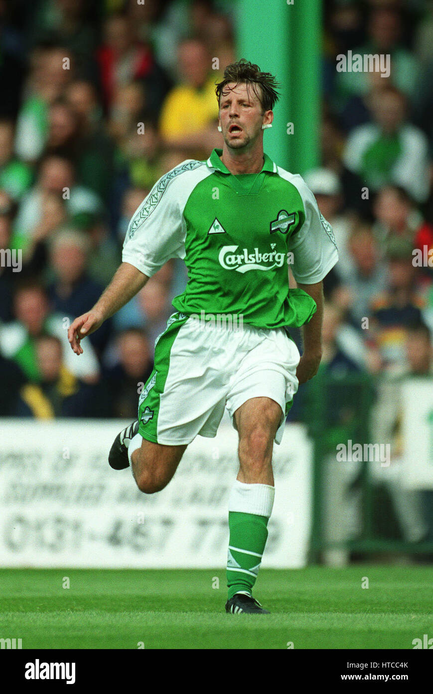 DIRK LEHMANN HIBERNIAN FC 18 July 1999 Stock Photo - Alamy