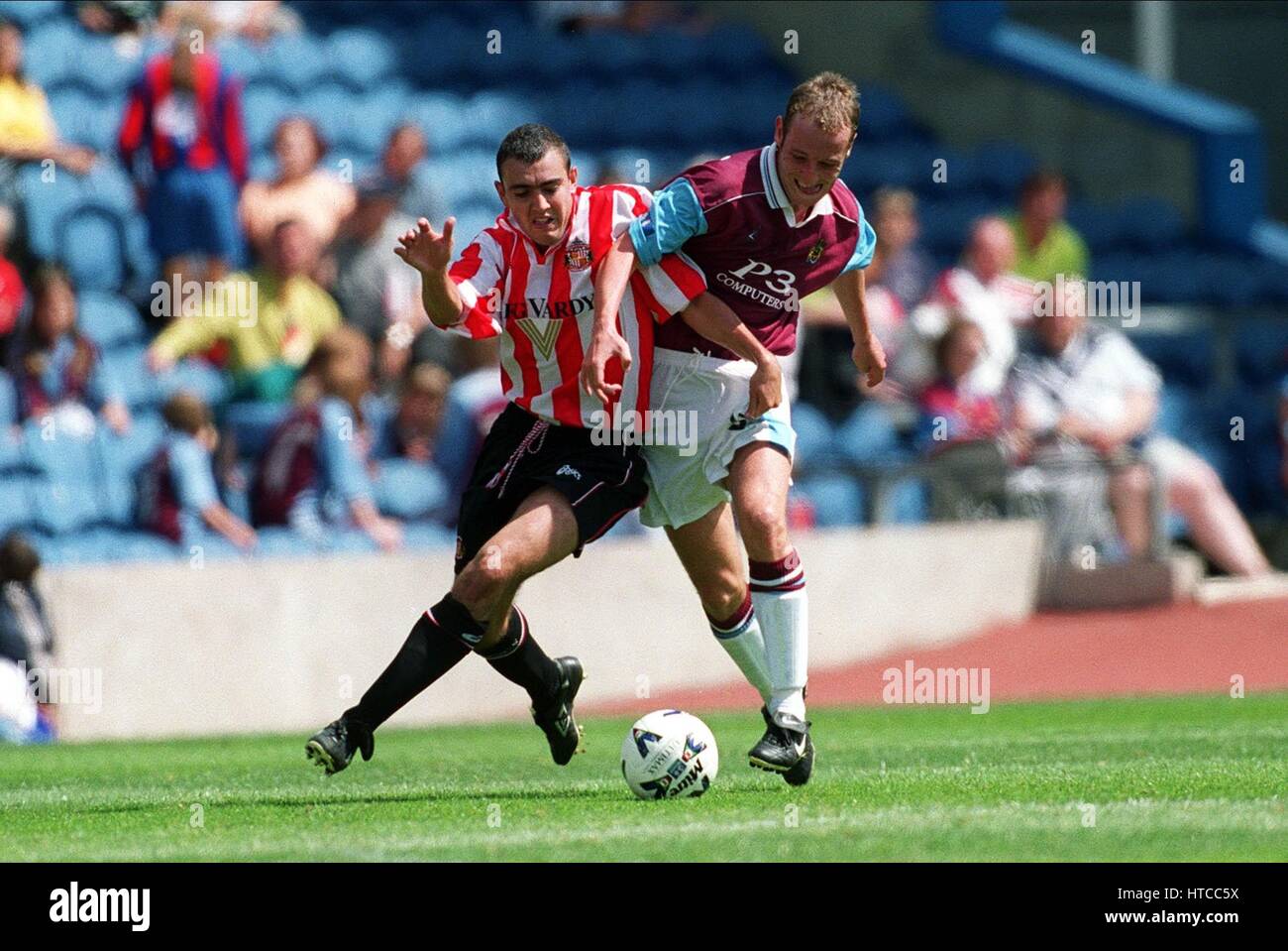 GAVIN MCCANN & JOHN MULLINS BURNLEY V SUNDERLAND 25 July 1999 Stock ...