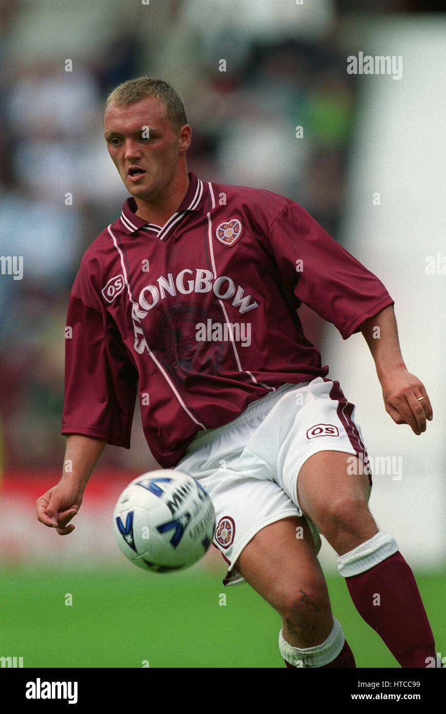 STEVE FULTON HEART OF MIDLOTHIAN FC 24 July 1999 Stock Photo - Alamy