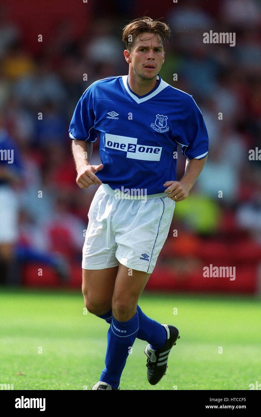 RONNIE EKELUND EVERTON FC 24 July 1999 Stock Photo - Alamy