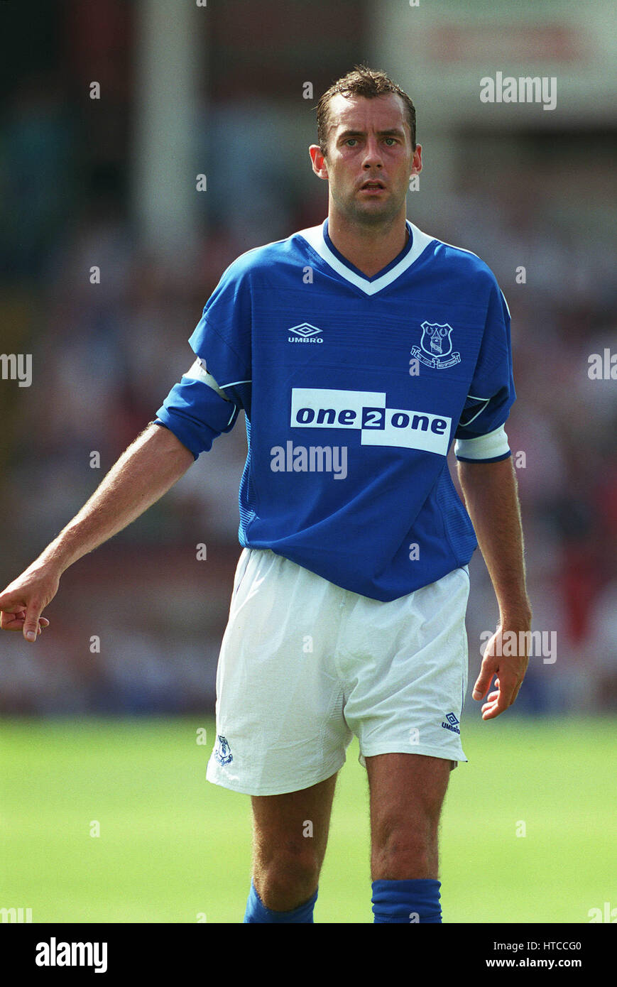 DON HUTCHISON EVERTON FC 24 July 1999 Stock Photo - Alamy