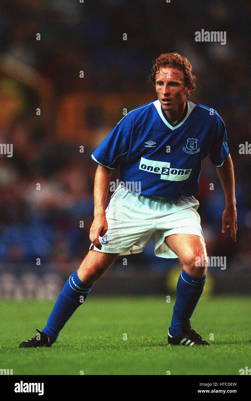 SCOT GEMMILL EVERTON FC 05 August 1999 Stock Photo - Alamy
