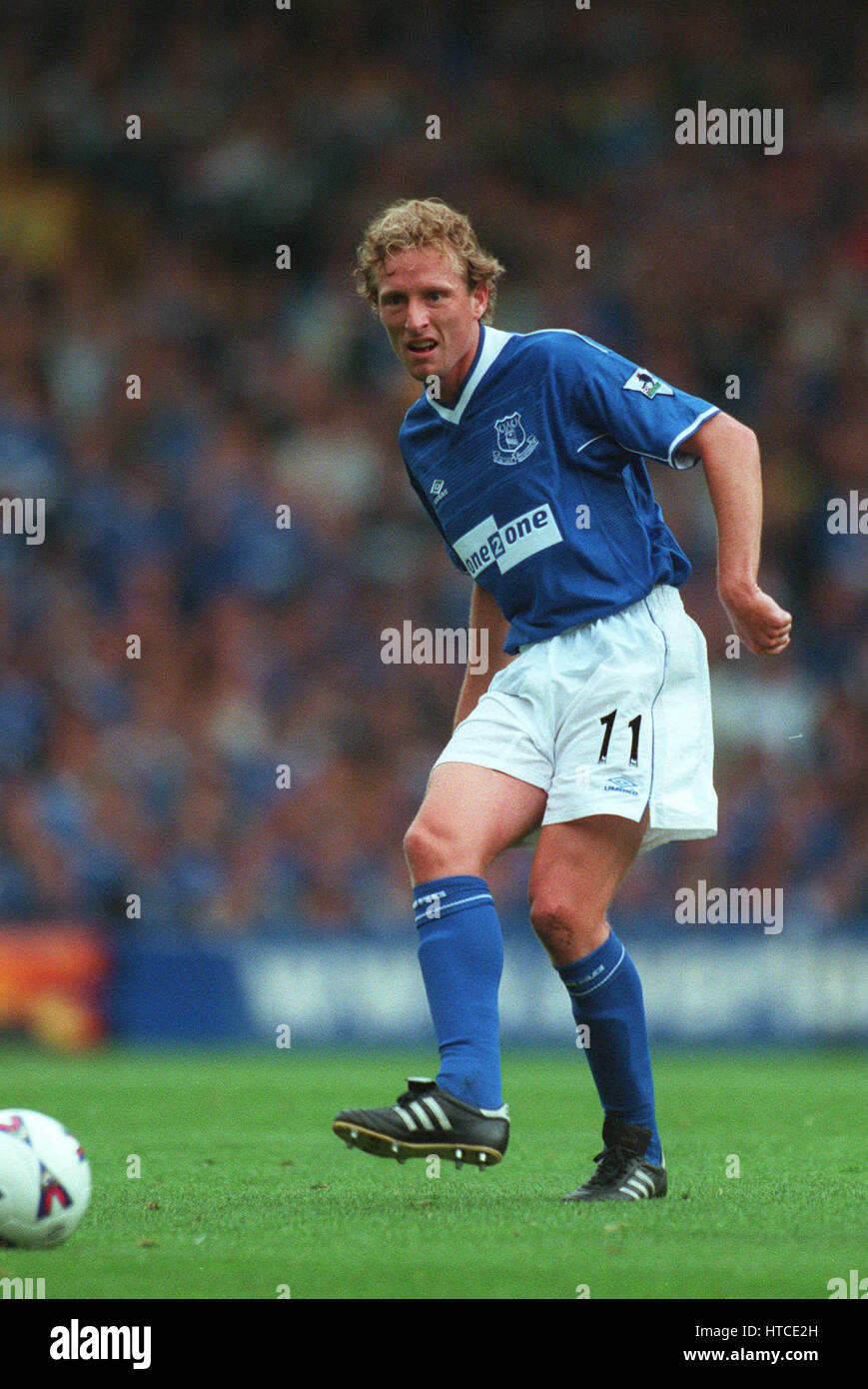 SCOT GEMMILL EVERTON FC 08 August 1999 Stock Photo - Alamy