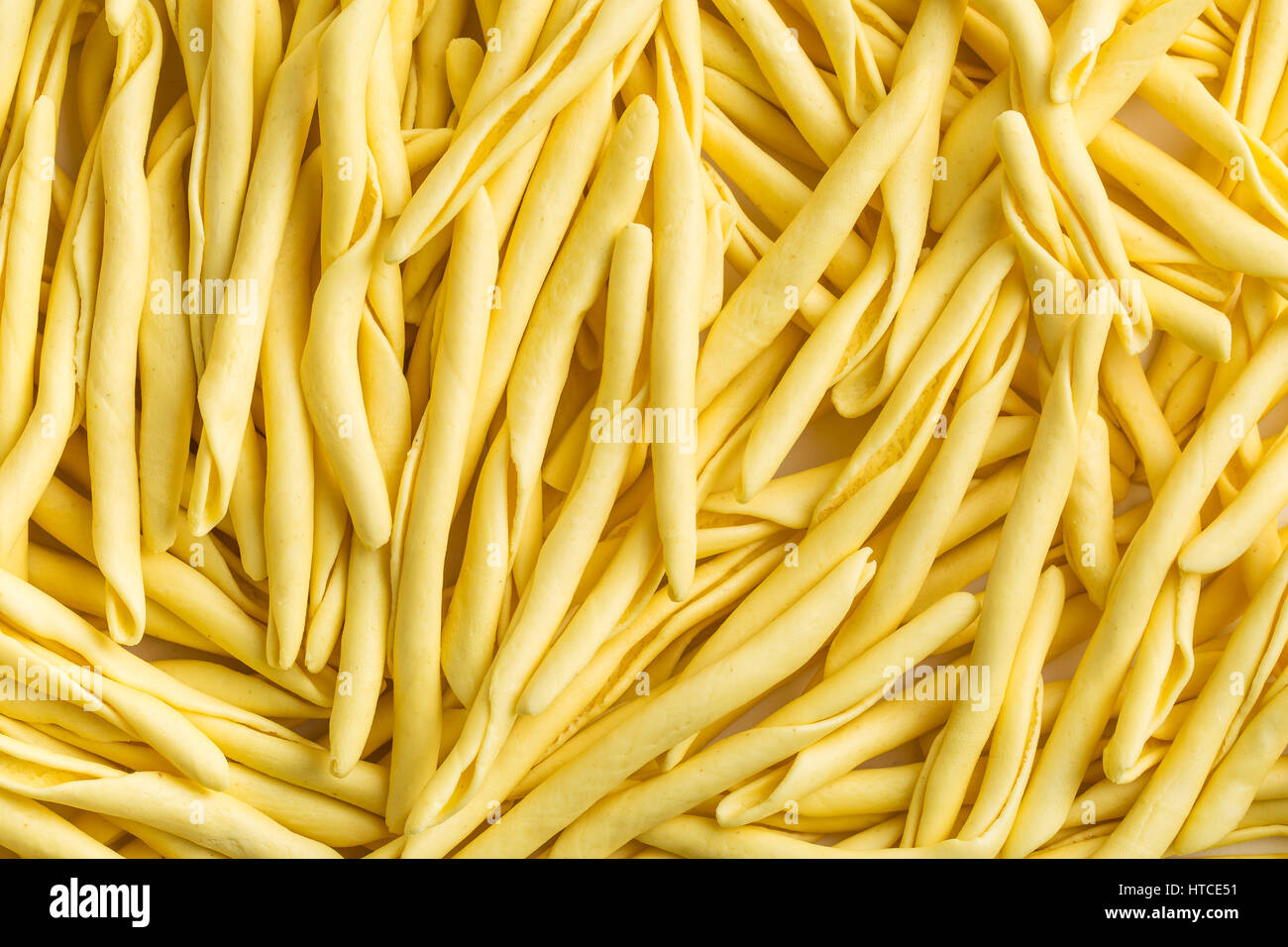 Raw italian pasta. Top view Stock Photo - Alamy