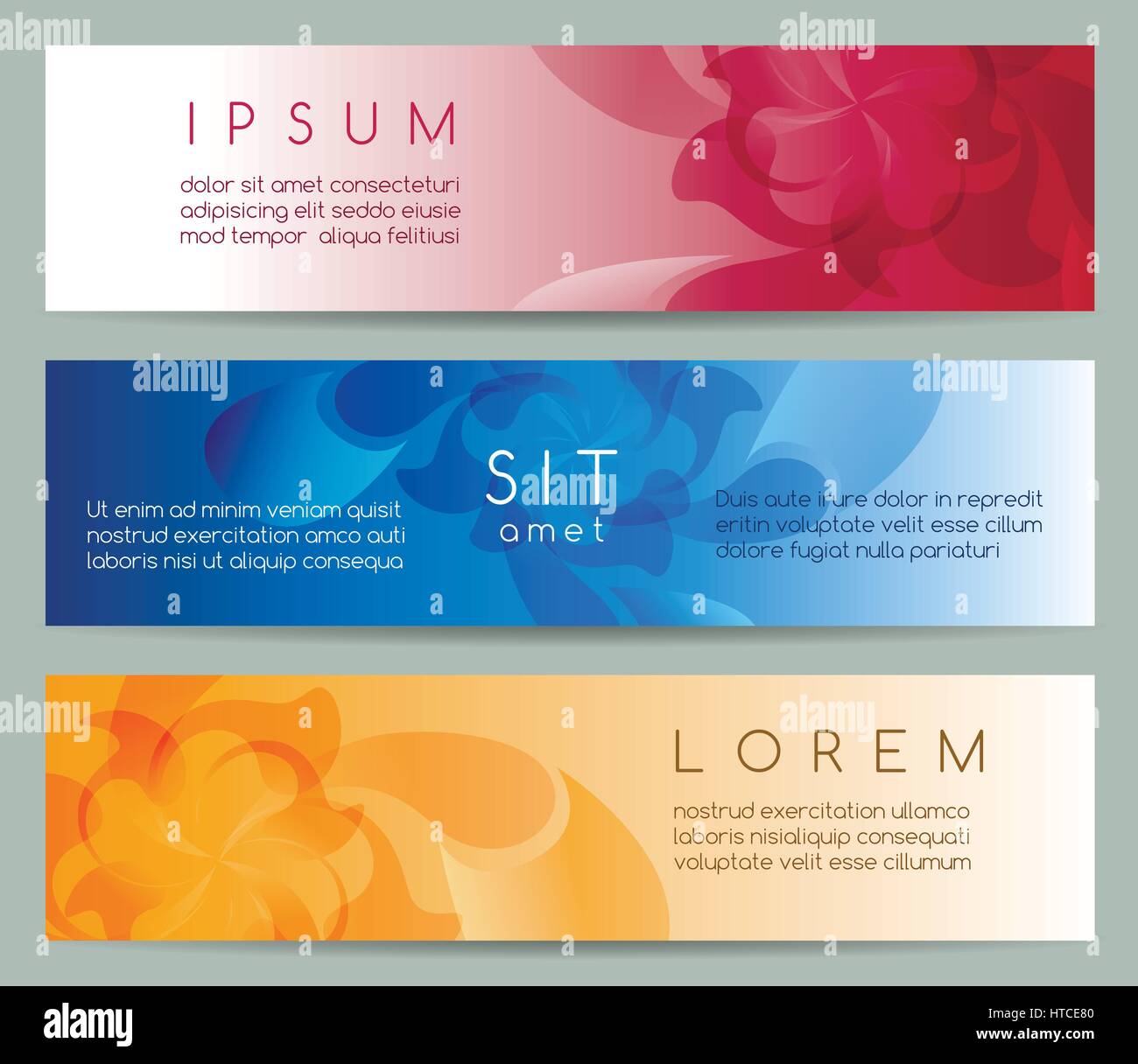 Horizontal banner vector vectors hi-res stock photography and images ...