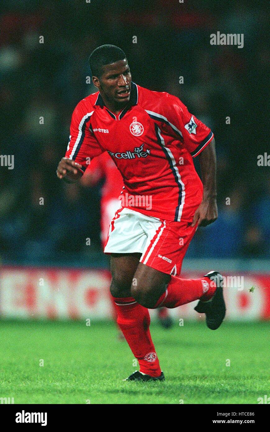 HAMILTON RICARD MIDDLESBROUGH FC 10 August 1999 Stock Photo - Alamy