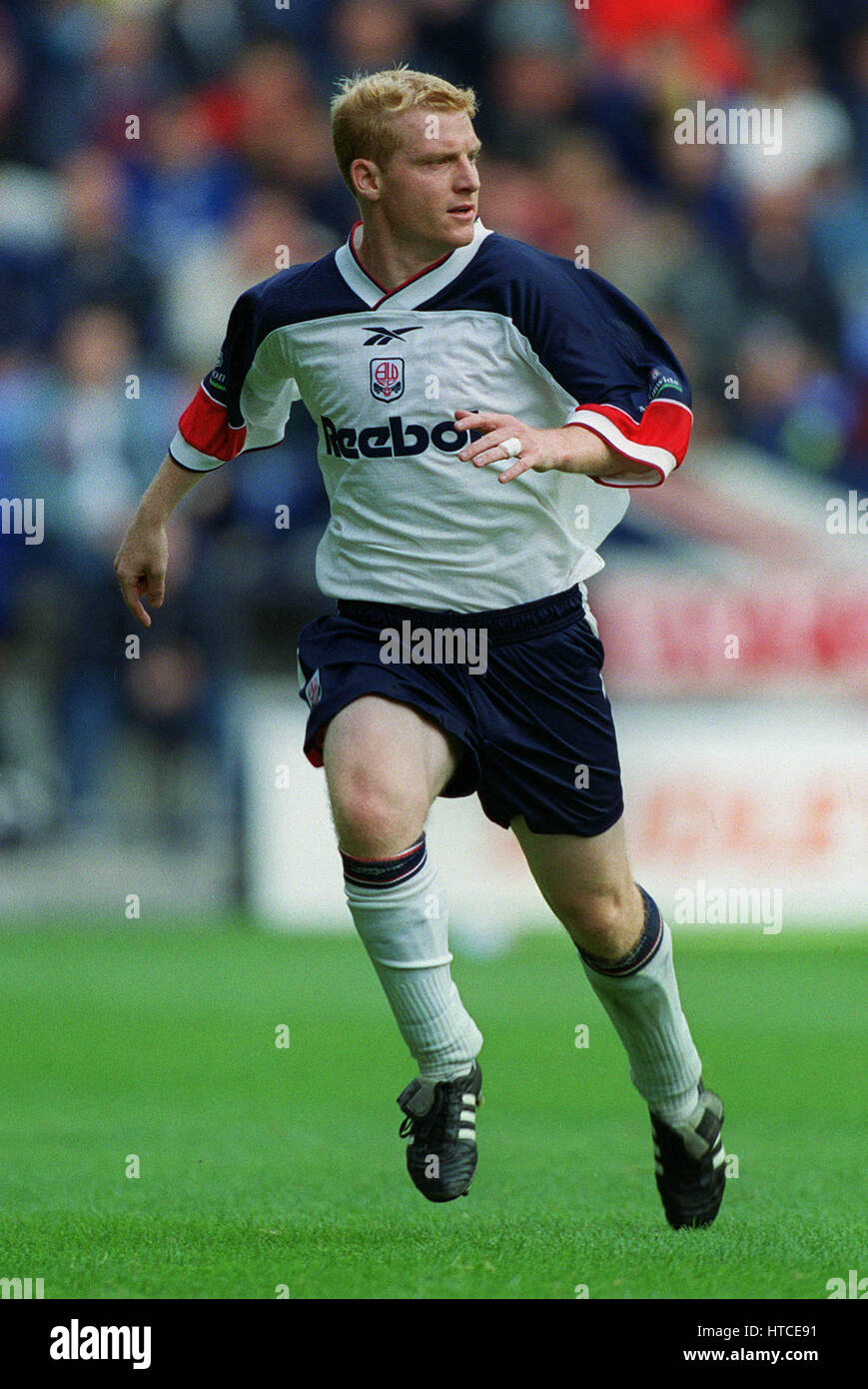 MICHAEL JOHANSEN BOLTON WANDERERS FC 14 August 1999 Stock Photo - Alamy