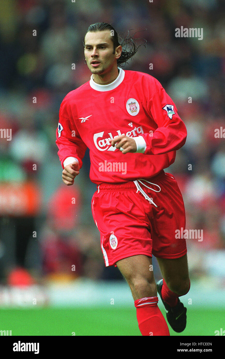 PATRIK BERGER LIVERPOOL FC 14 August 1999 Stock Photo - Alamy