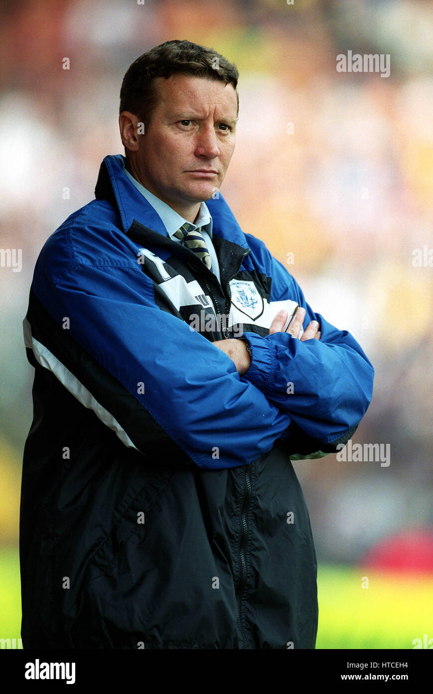 DANNY WILSON SHEFFIELD WEDNESDAY FC MANAGER 14 August 1999 Stock Photo ...