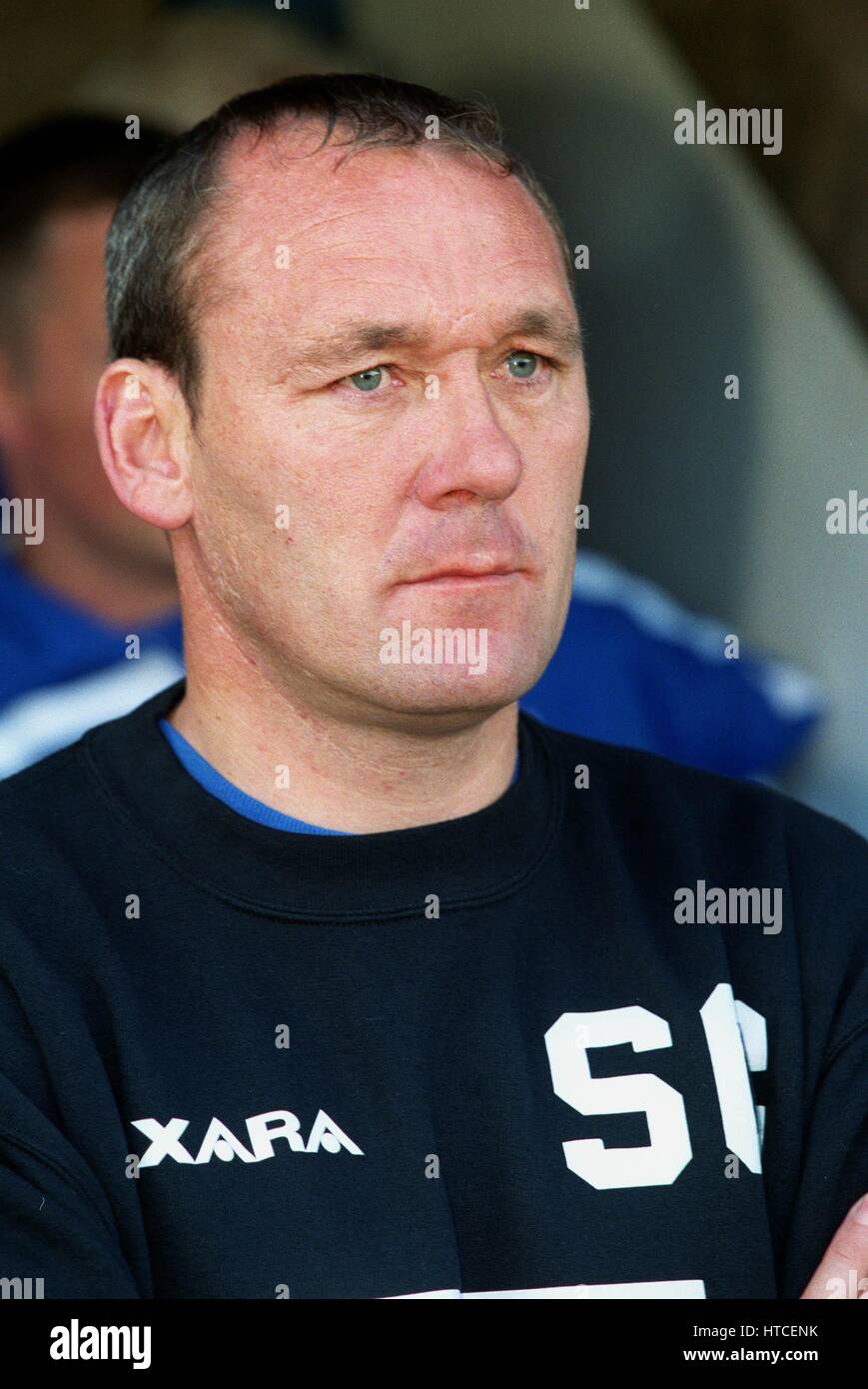 SANDY CLARK ST JOHNSTONE MANAGER 14 August 1999 Stock Photo - Alamy