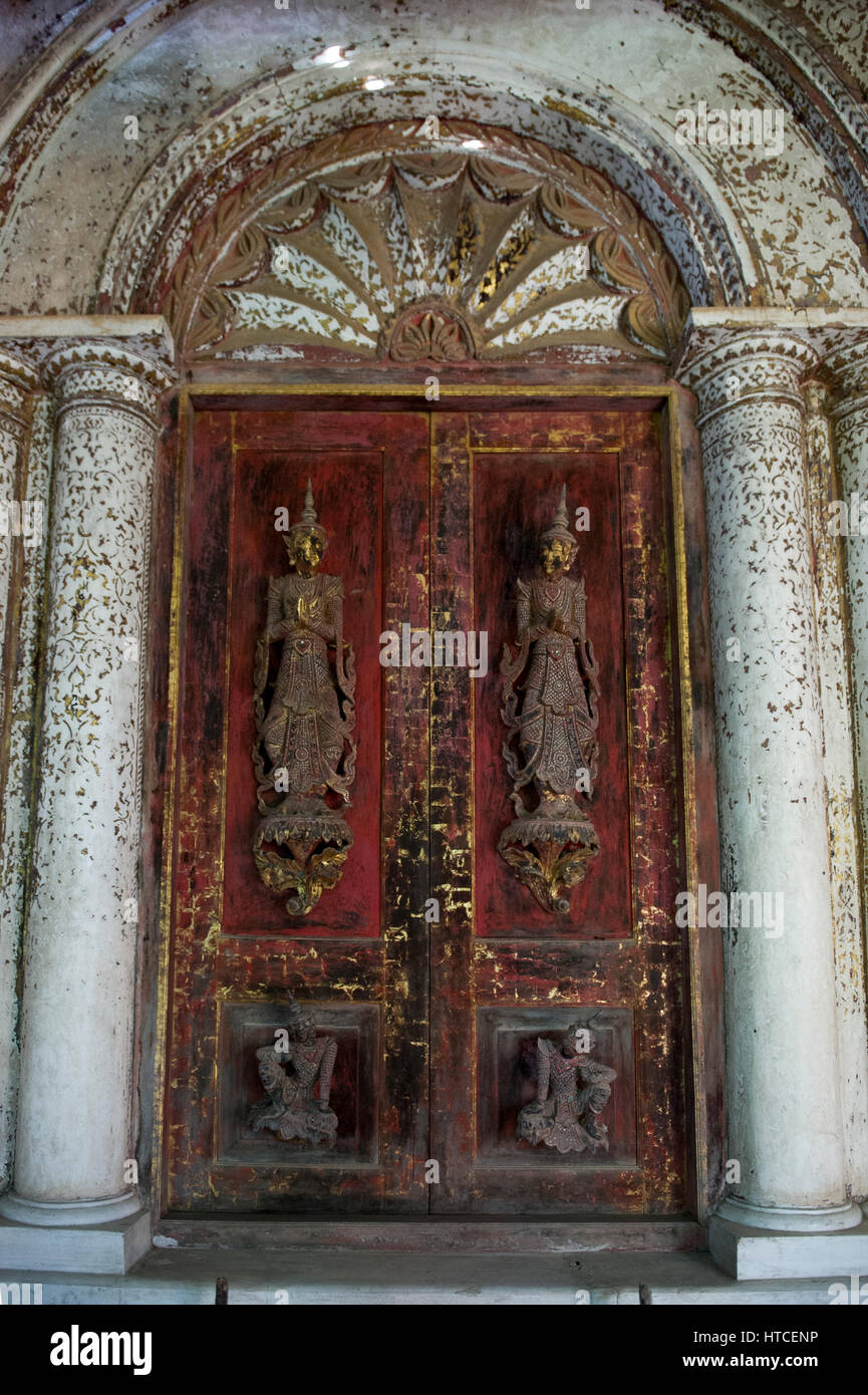Myanmar (formerly Burma). Mon State. Mawlamyine (Moulmein). Monastery ...