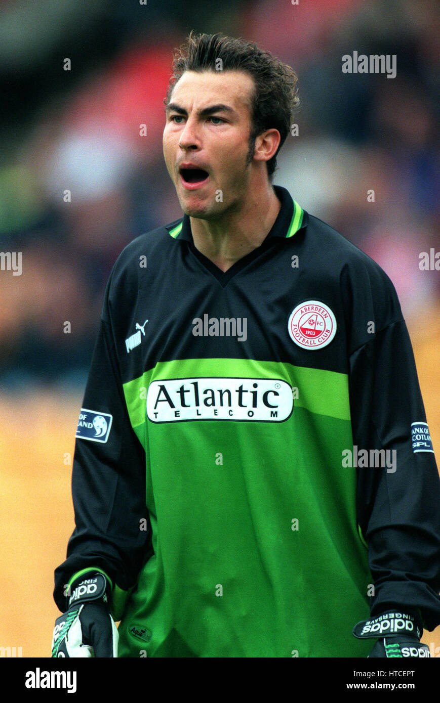 DAVID PREECE ABERDEEN FC 14 August 1999 Stock Photo - Alamy