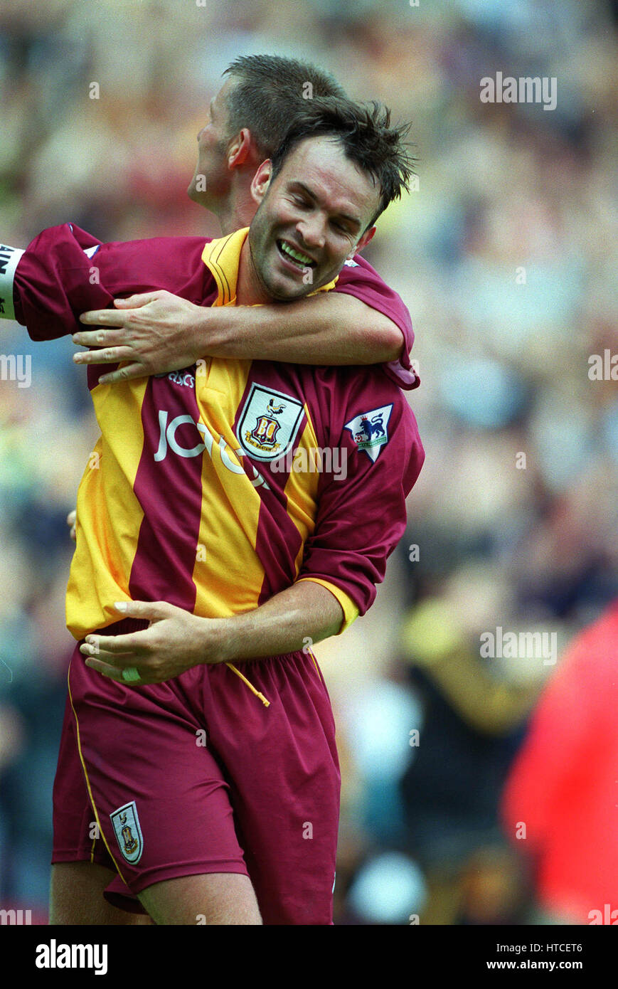 PETER BEAGRIE BRADFORD CITY V SHEFFIELD WED 14 August 1999 Stock Photo ...