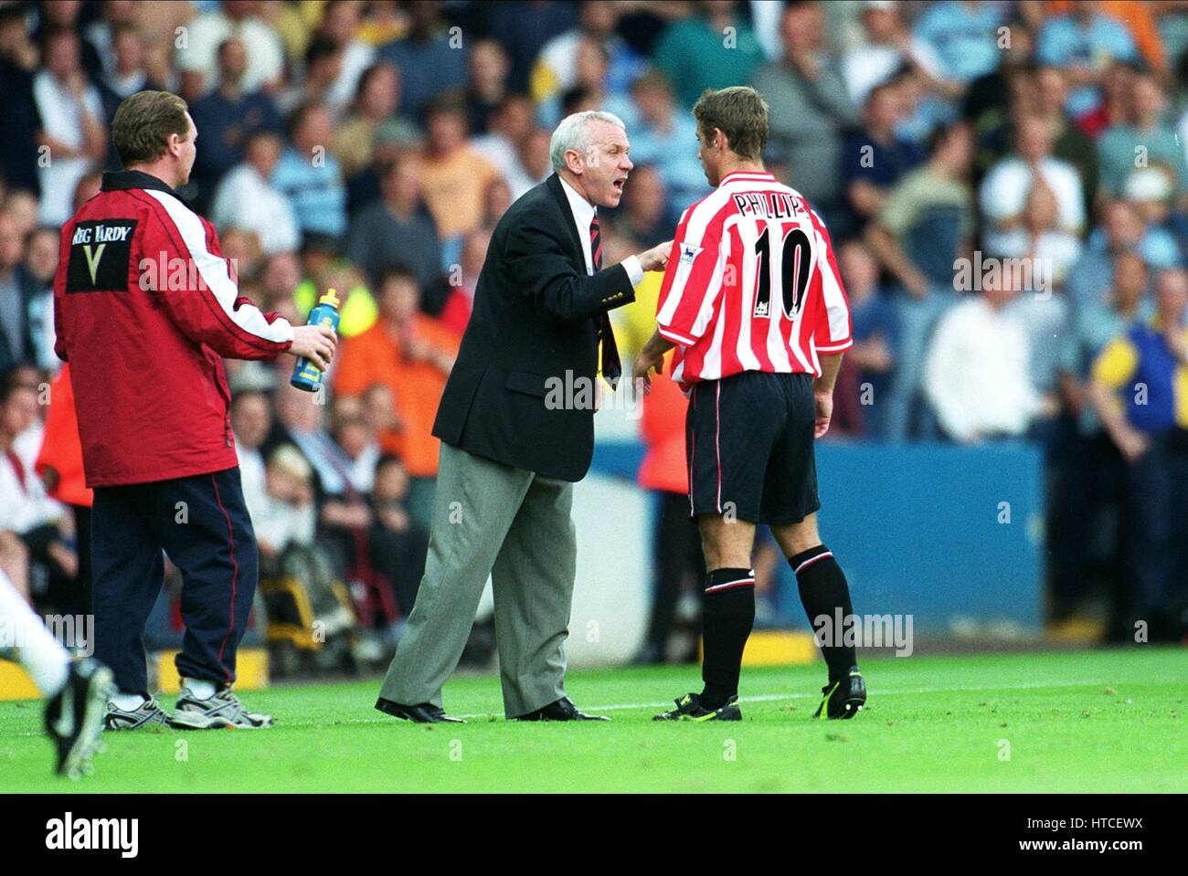 PETER REID & KEVIN PHILLIPS LEEDS UNITED V SUNDERLAND 19 August 1999 ...
