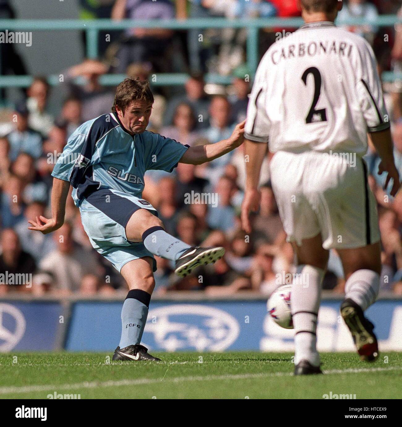 ROBBIE KEANE COVENTRY CITY V DERBY COUNTY 19 August 1999 Stock Photo ...