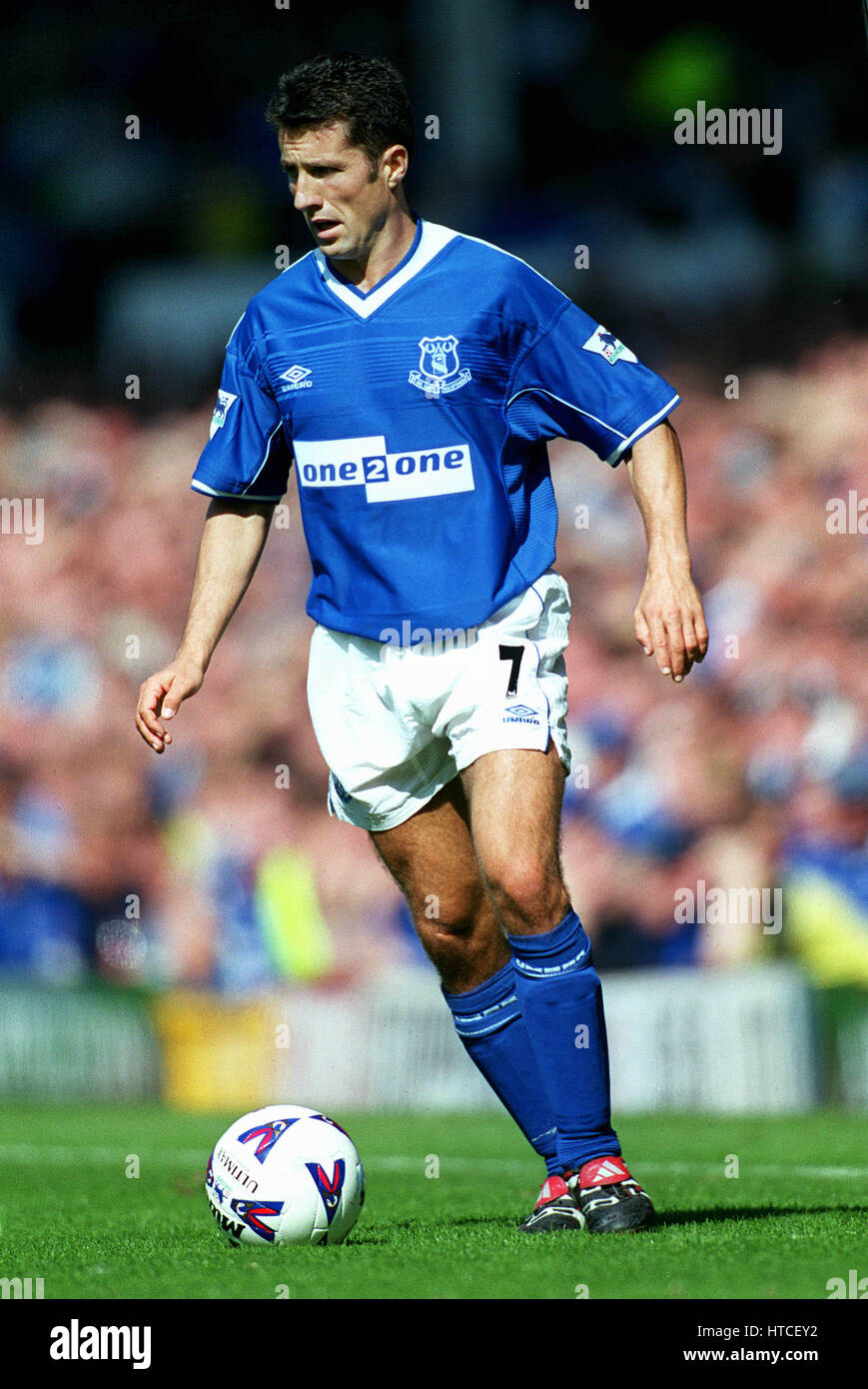 JOHN COLLINS EVERTON FC 21 August 1999 Stock Photo - Alamy