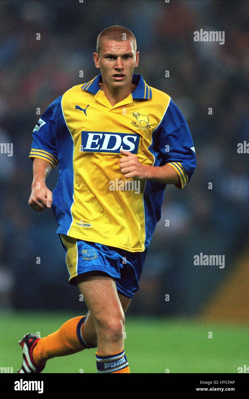 SETH JOHNSON DERBY COUNTY FC 25 August 1999 Stock Photo - Alamy